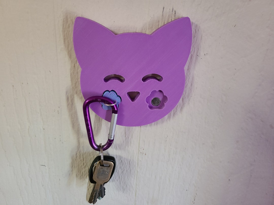 Magnetic Cat Shaped Key Hanger - Etsy