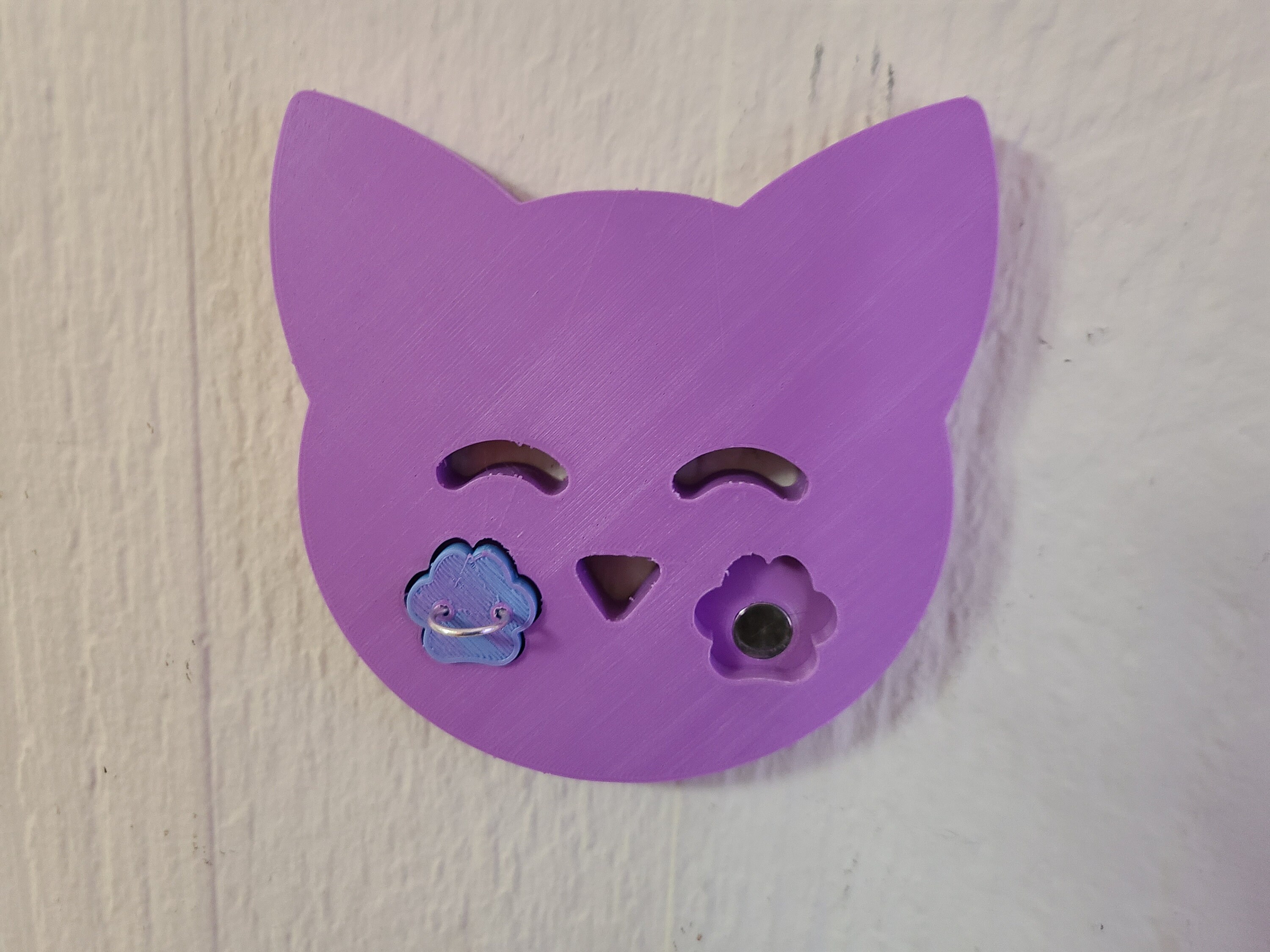 Magnetic Cat Shaped Key Hanger - Etsy