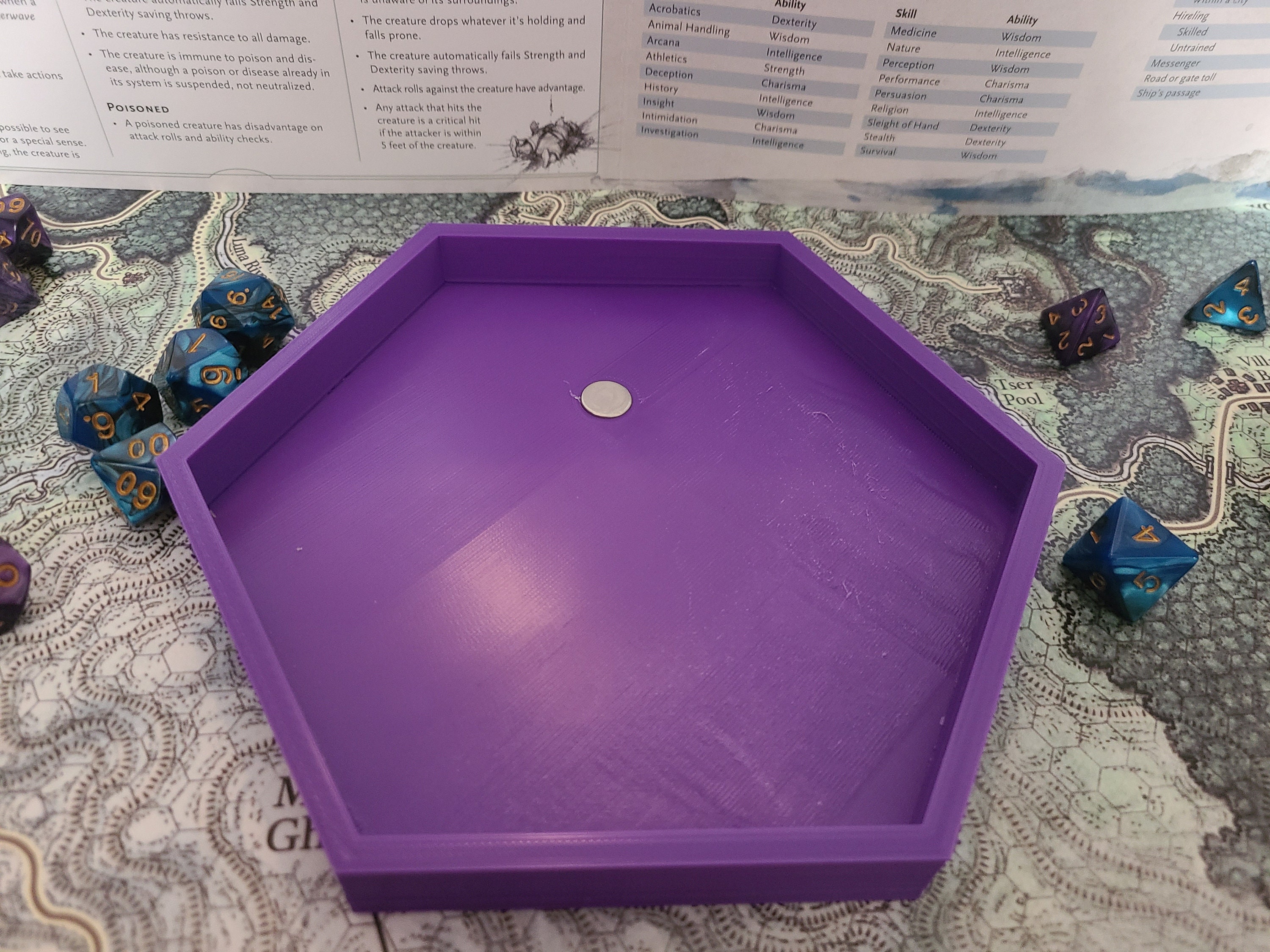 UFO Magnetic Dice Tower and Tray - Etsy
