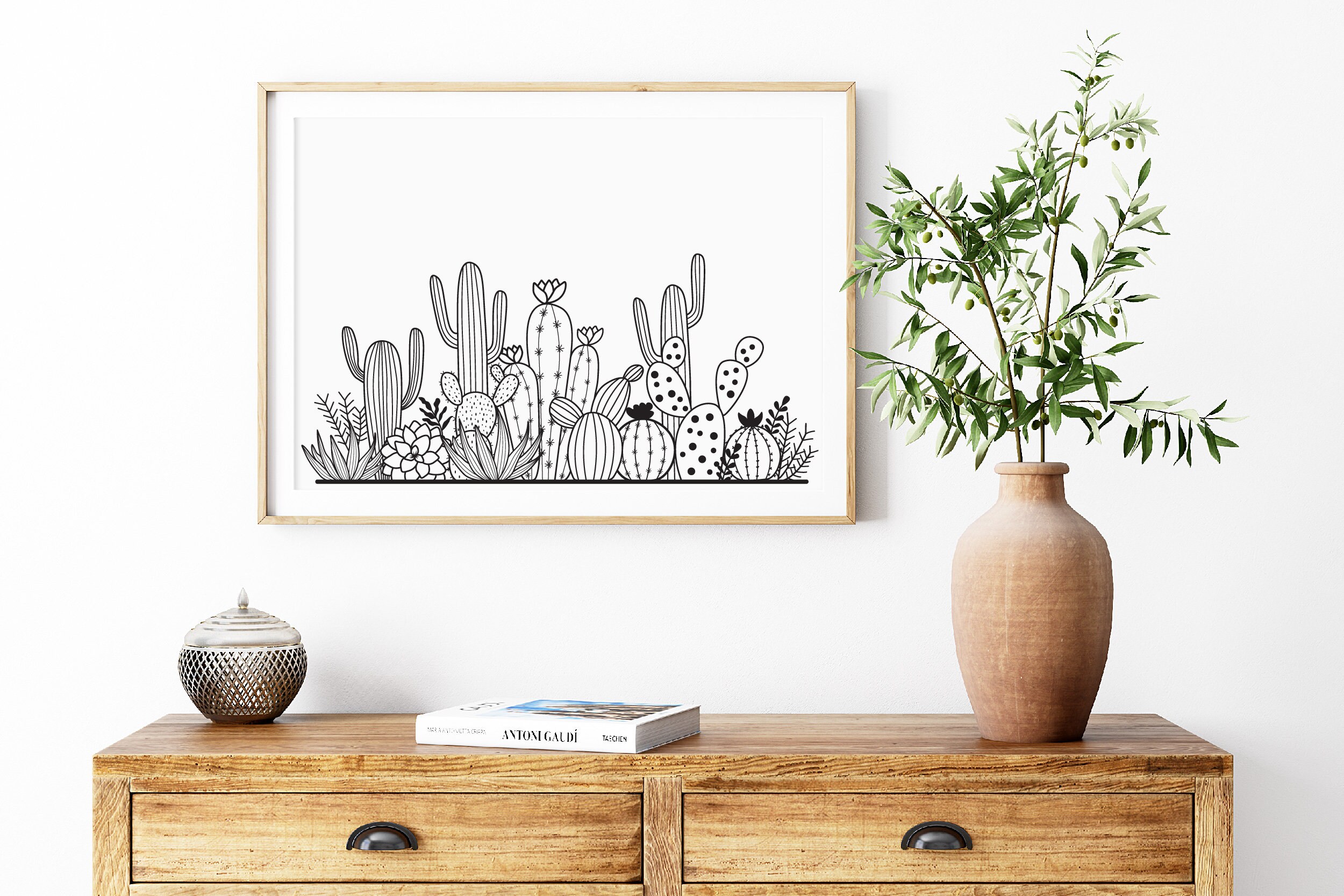 Cactus Svg Cactus Border Svg Cactus Svg Clipart Succulent - Etsy