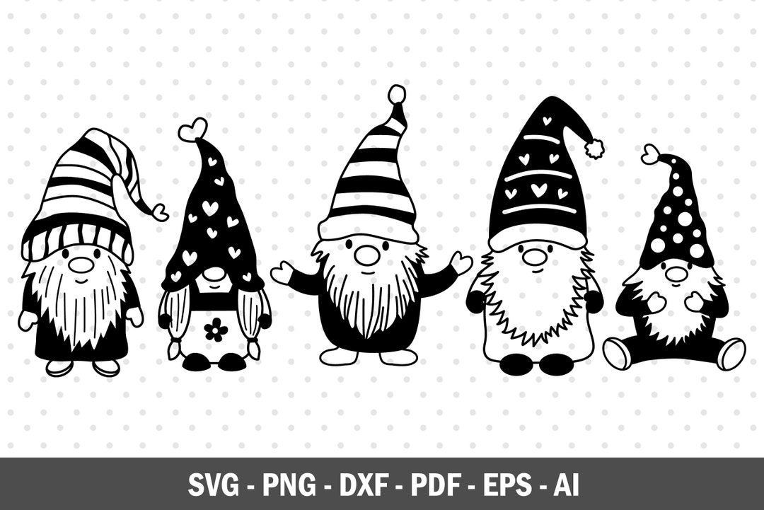 Gnome Svg, Cute Gnomes Svg, Gnome Clipart, Gnome Svg for Kids, Gnome ...