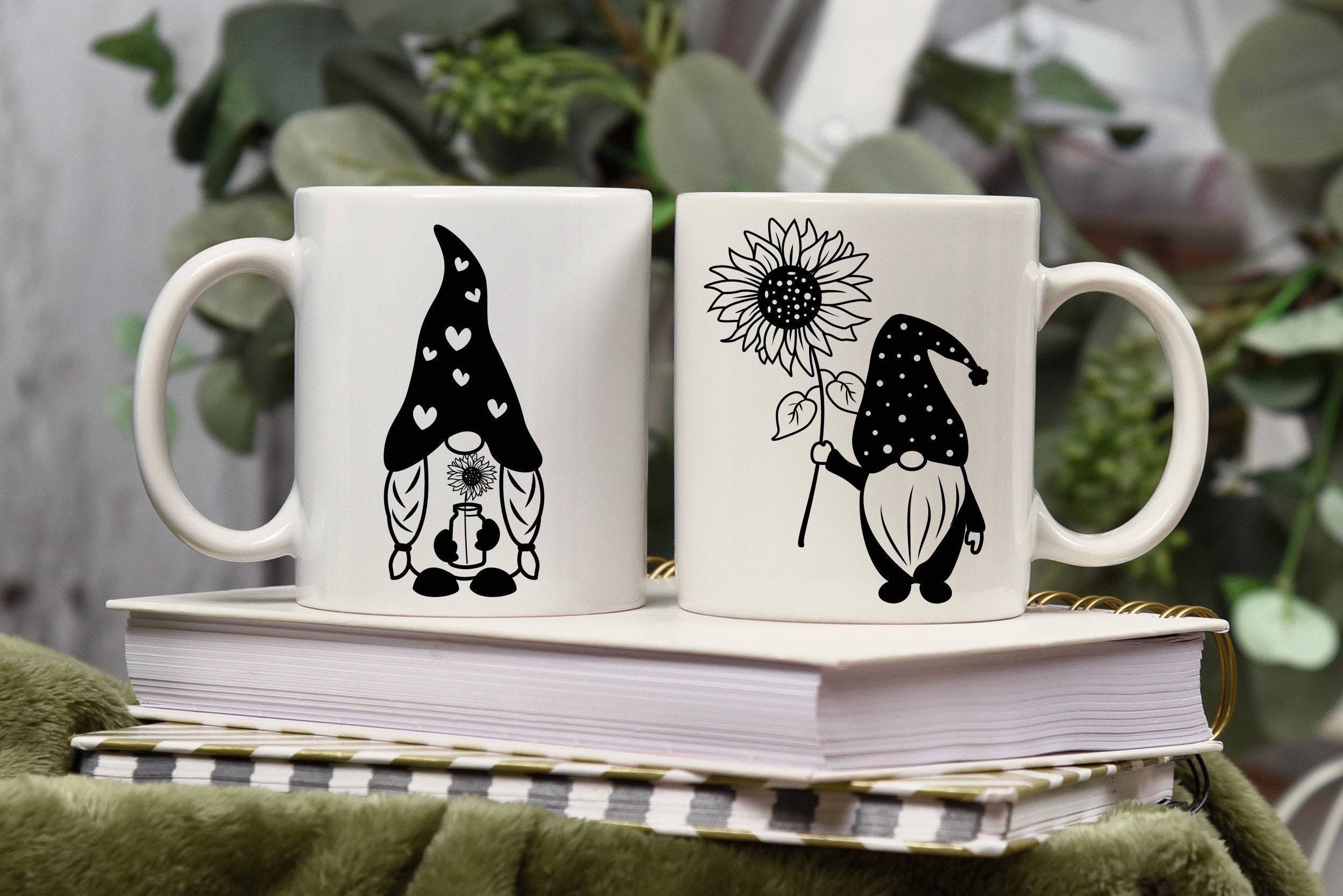 Gnome Svg File. Gnome Sunflower Svg, Gnome Bundle , Sunflower Svg, Girl ...