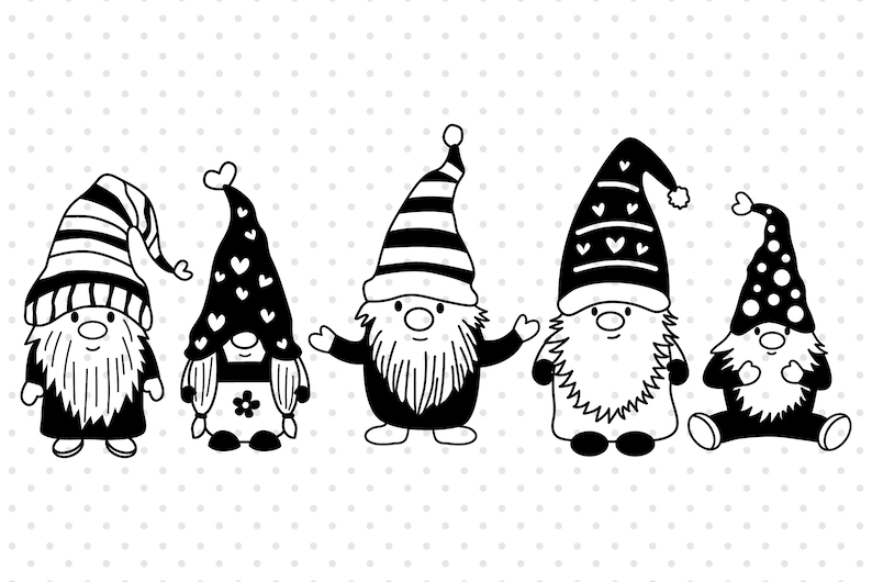 Gnome Svg, Cute Gnomes Svg, Gnome Clipart, Gnome Svg for Kids, Gnome ...