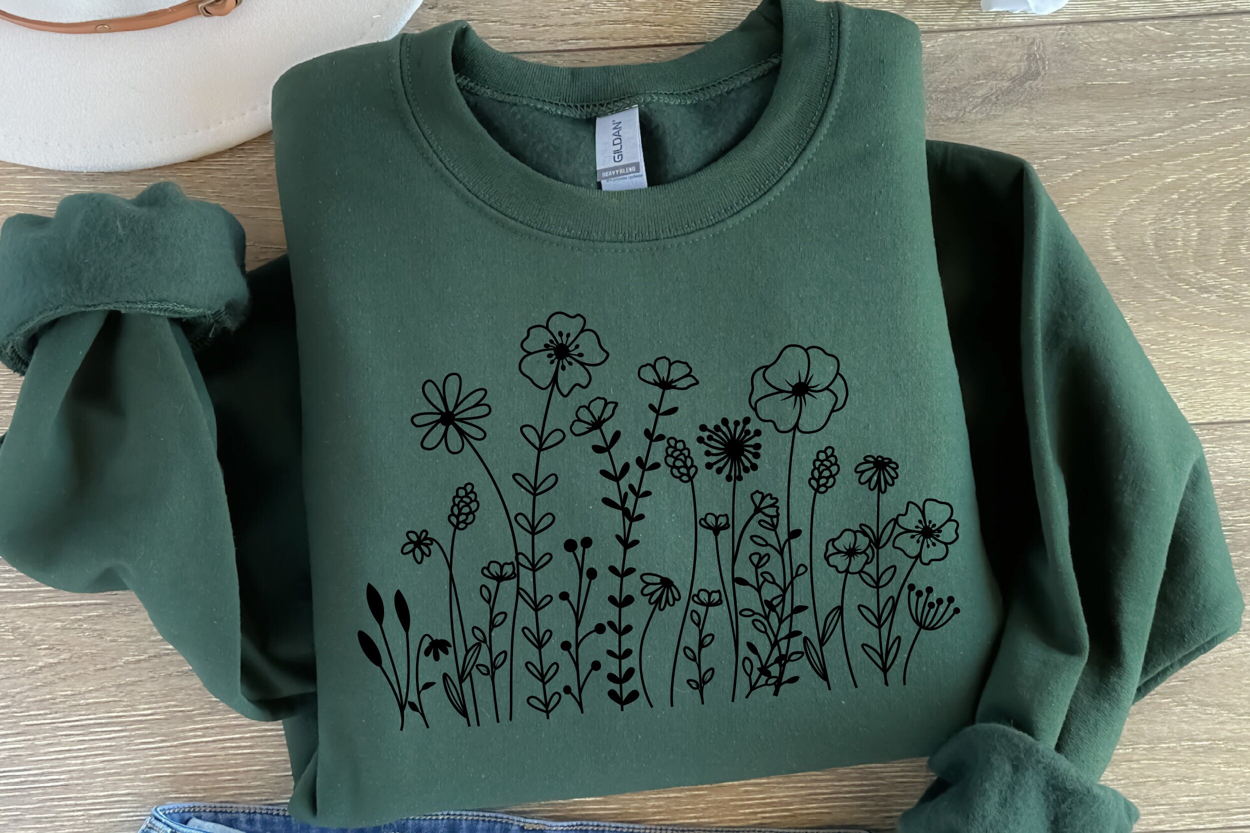 Flower Svg Wildflower Blooms Svg Wildflower Shirt Svg - Etsy