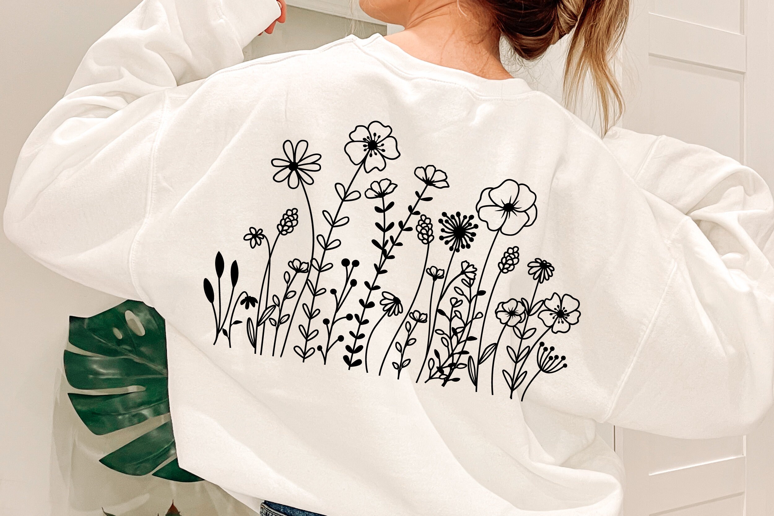 Flower Svg, Wildflower Blooms Svg, Wildflower Shirt Svg, Flower Clipart ...