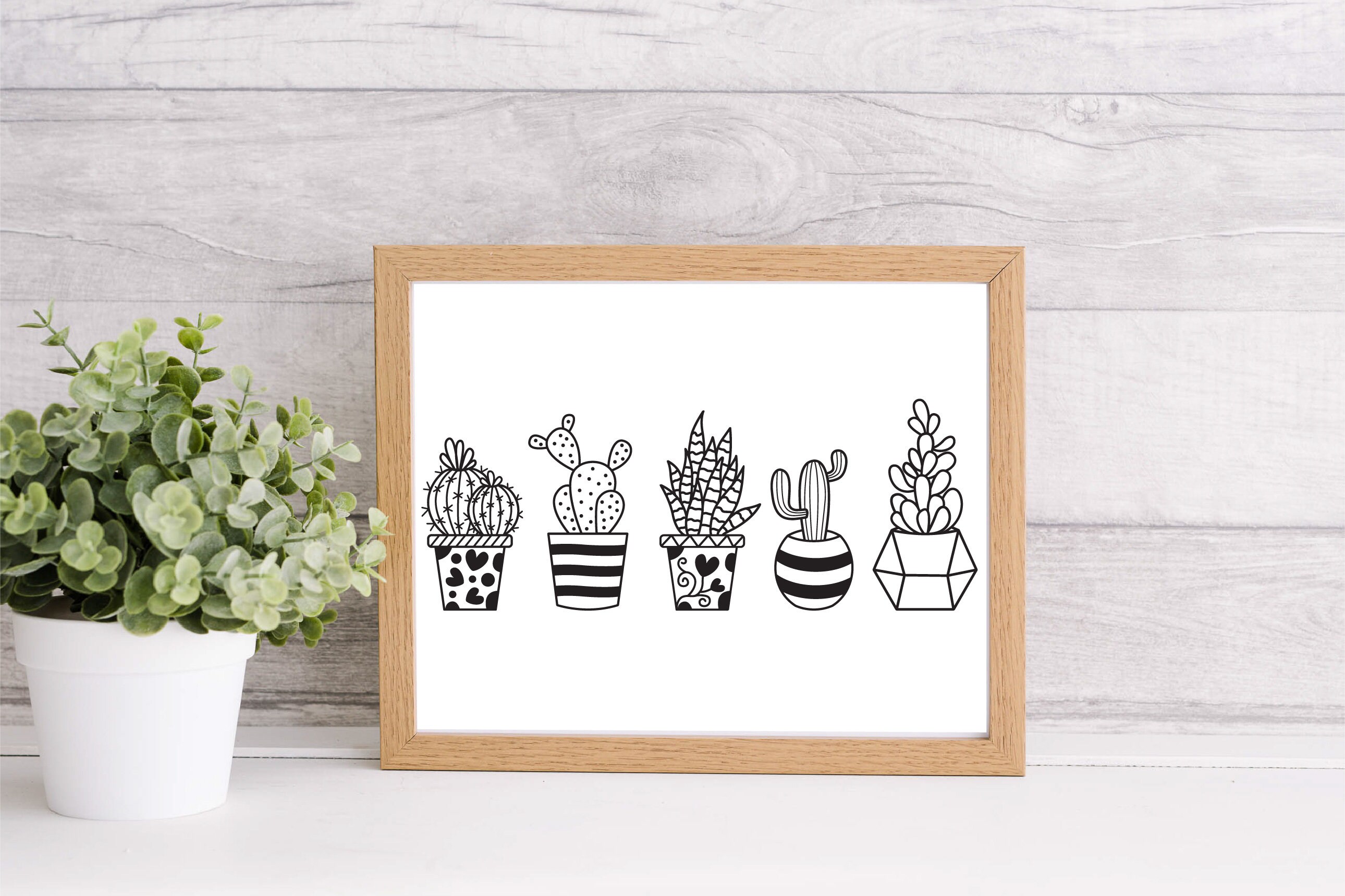 Cactus Svg Bundle Cactus Svg Cactus Svg Clipart Succulent - Etsy