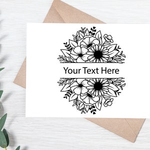 Floral Split Svg, Flower Frame Svg, Flower Svg, Flower Border Svg ...