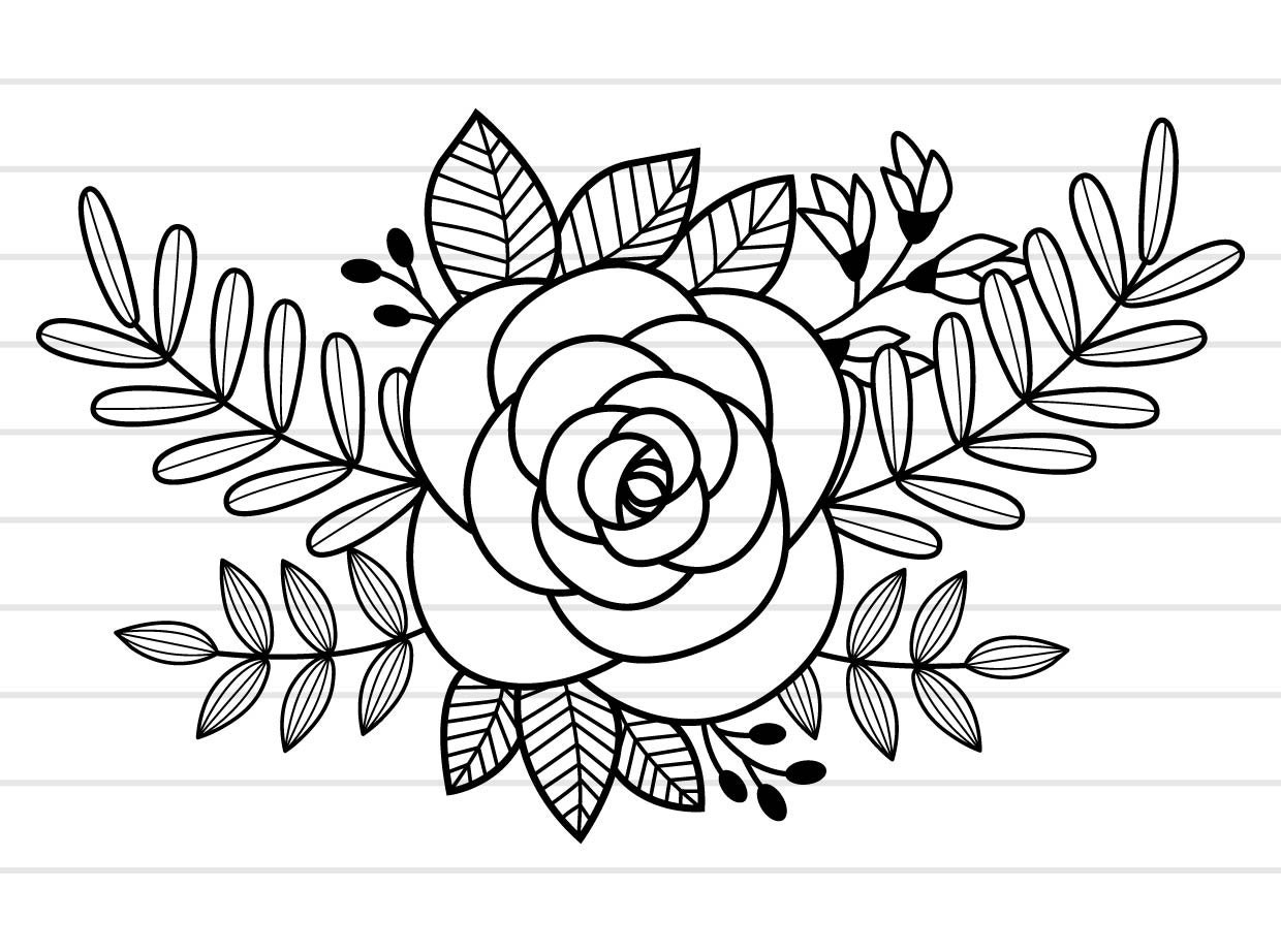 Floral Svg Florals Svg Bundle Flower Svg Flower Wedding | Etsy UK