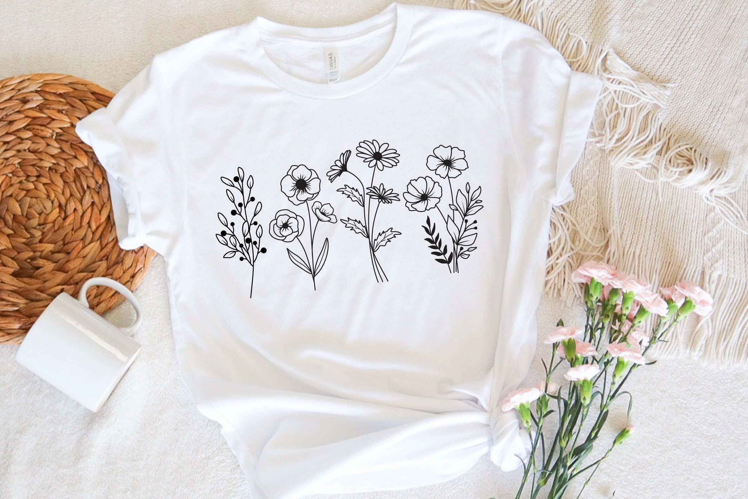 Paquete de Svg de flores, Svg de flores, Svg floral, Svg de flores ...