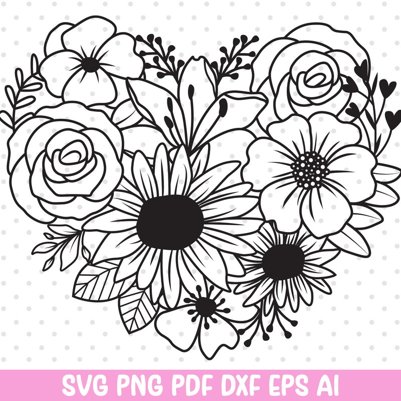 Heart Svg Files - Etsy