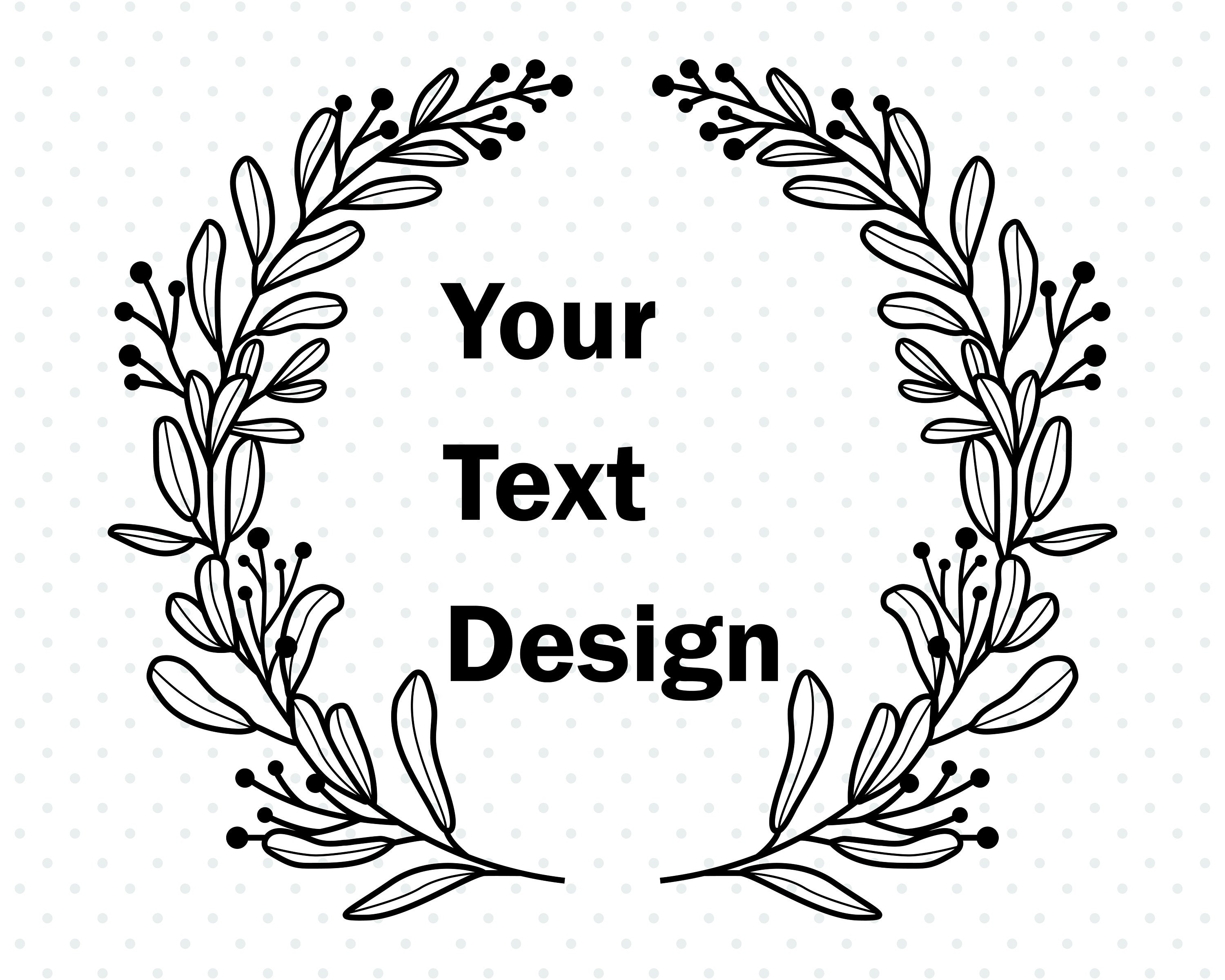 Bloemlijst SVG bestanden Border Svg bundel Bloemenkrans Svg | Etsy