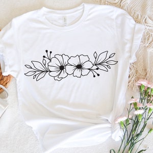 Flower Svg Floral Svg Floral Bundle Avg Flower Svg Cut - Etsy