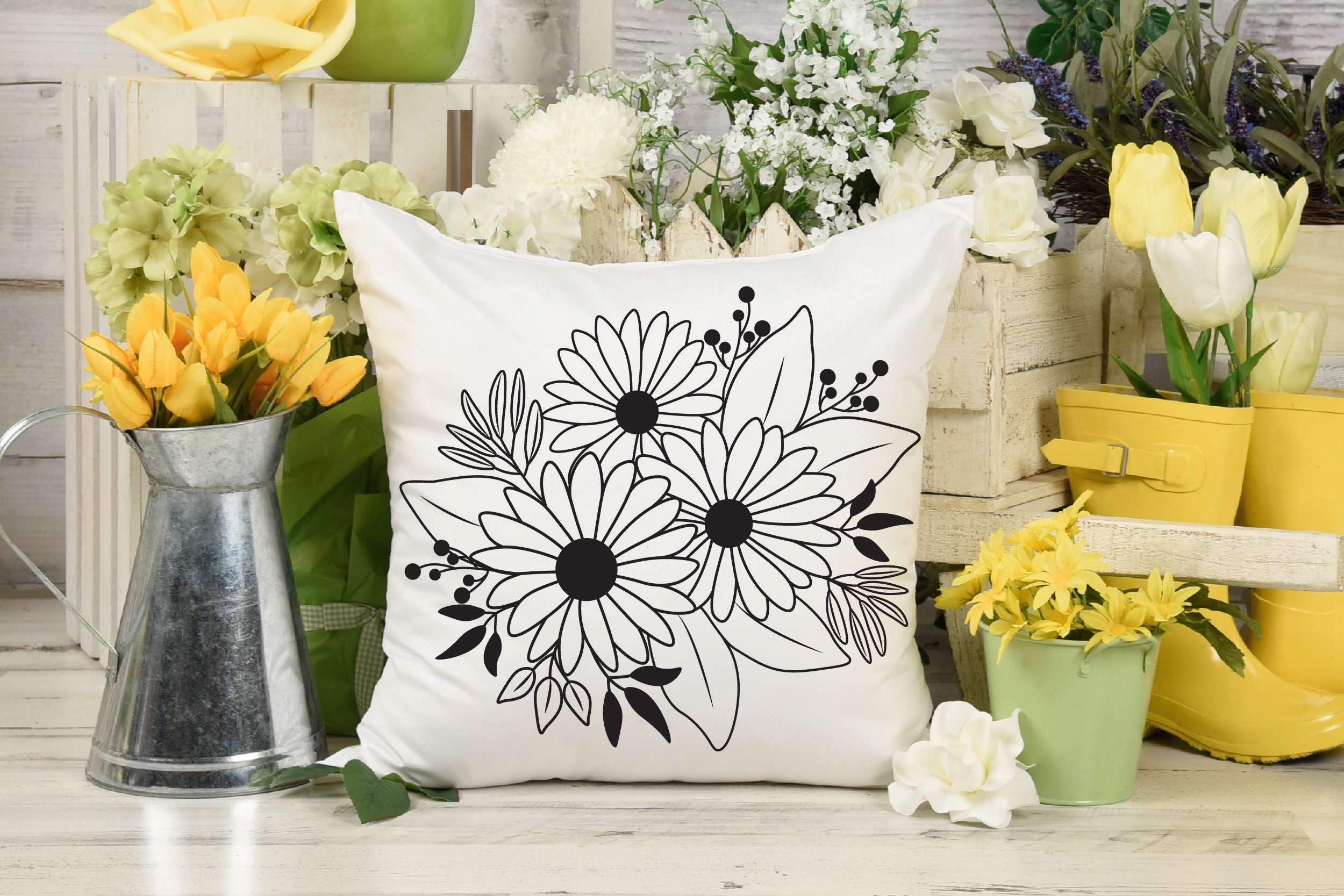 Flower Svg Bundle Flower Svg Flower Bouquet Svg Flowers - Etsy