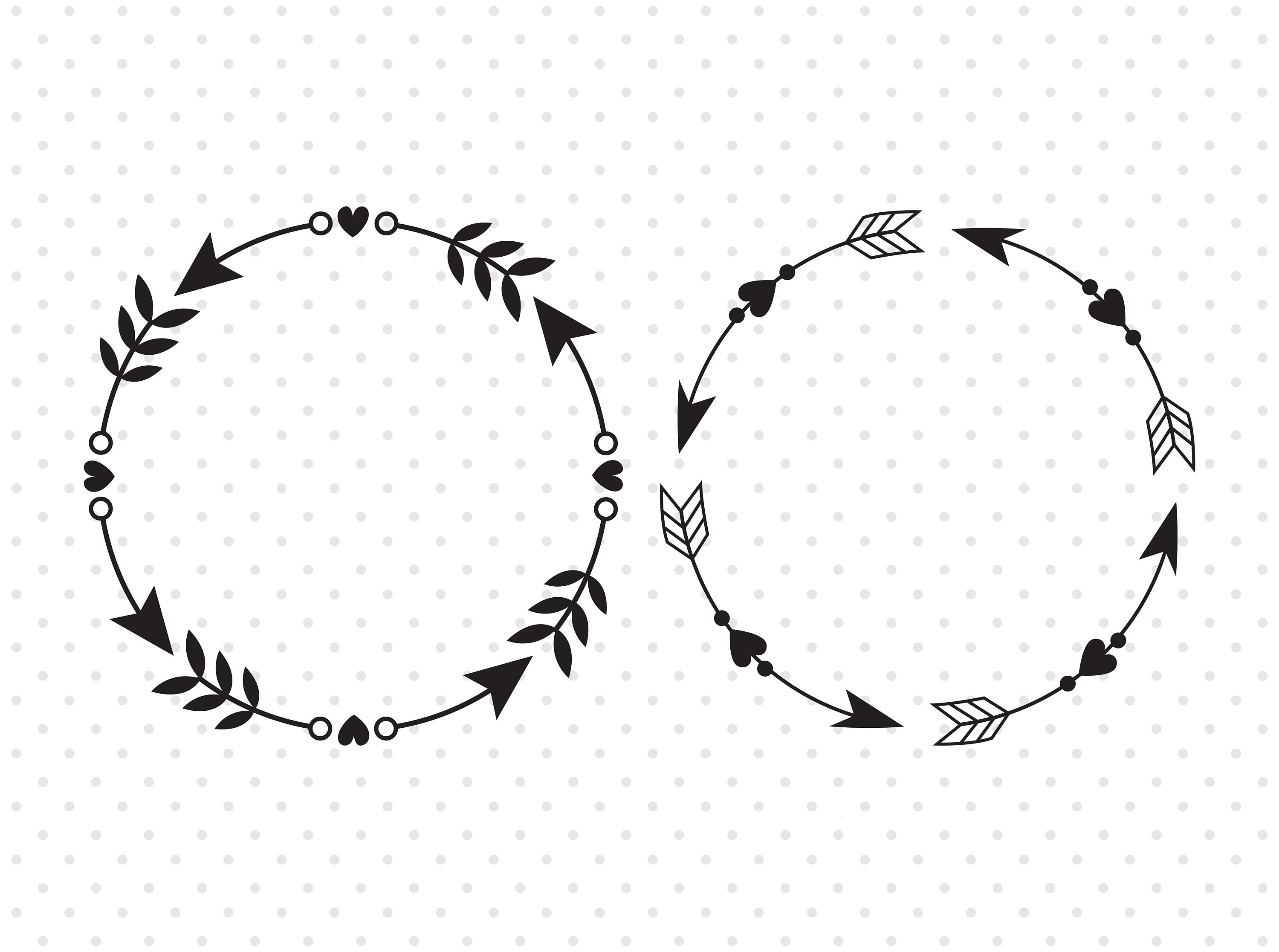 Arrow Svg Bundle Arrow Svg Cut Files Arrows and Flowers Svg - Etsy