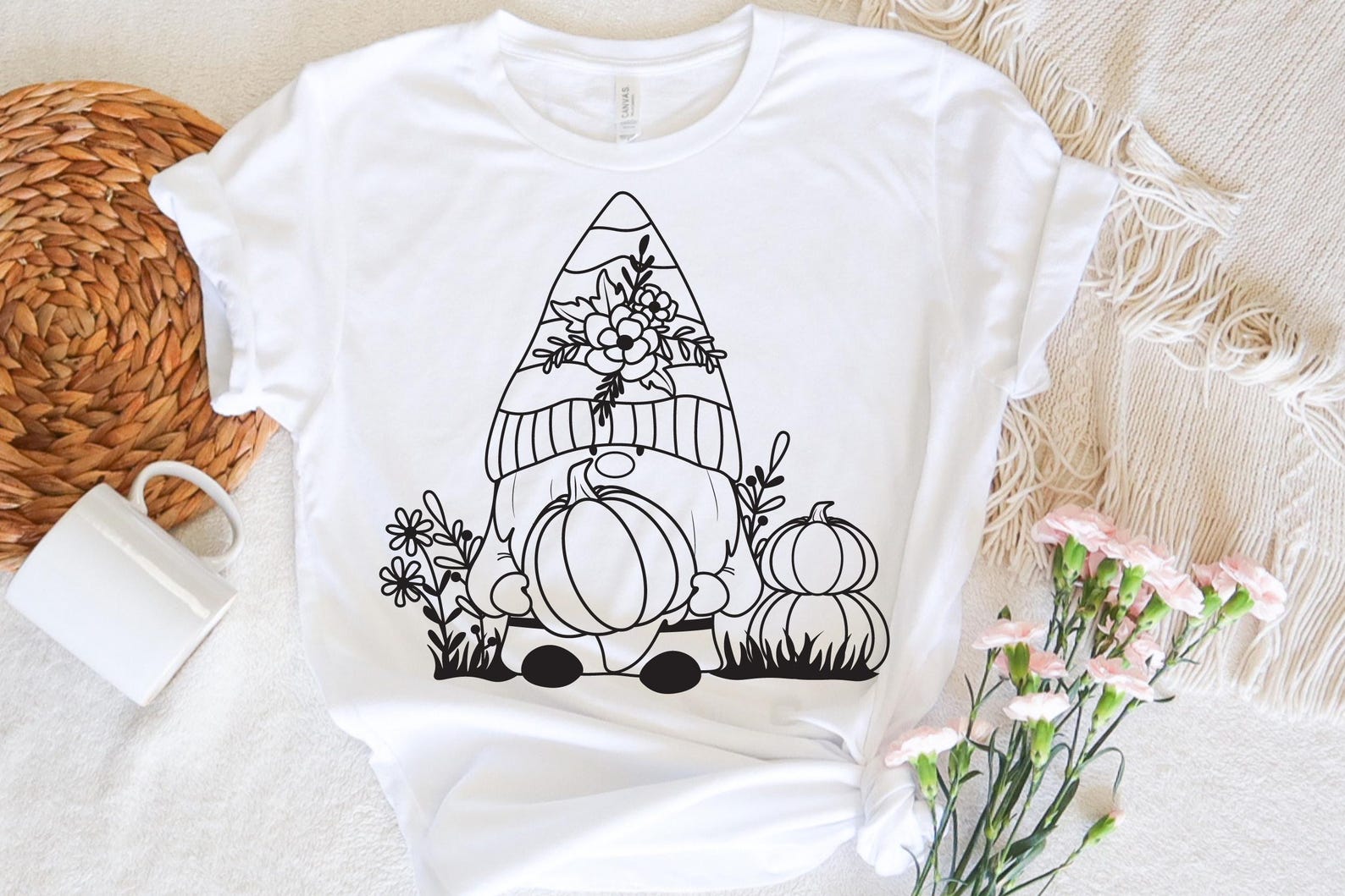 Fall Gnome Svg, Gnome Png. Gnome Clipart, Pumpkin Svg, Gnome Svg File ...