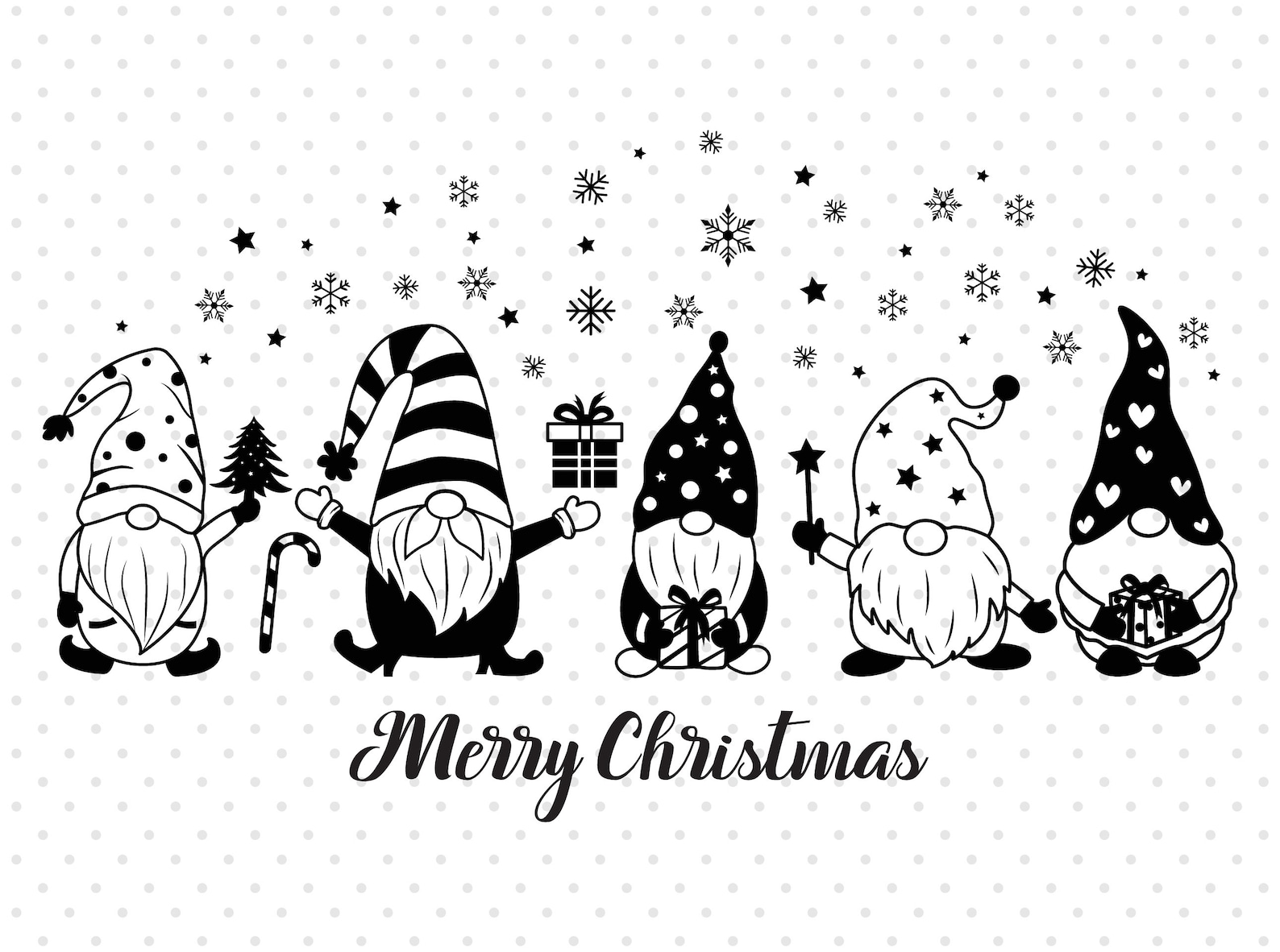 Christmas Gnome Svg Christmas Svg Gnome Svg Merry Christmas - Etsy