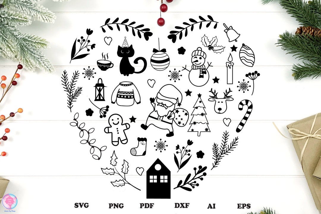 Merry Christmas, Christmas Heart ,winter Shirt, Christmas Ornament ...