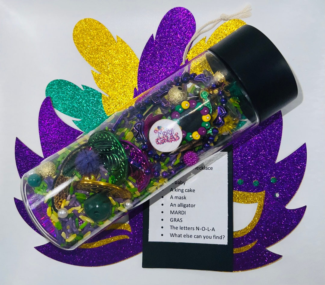 I Spy Jar Mardi Gras - Etsy