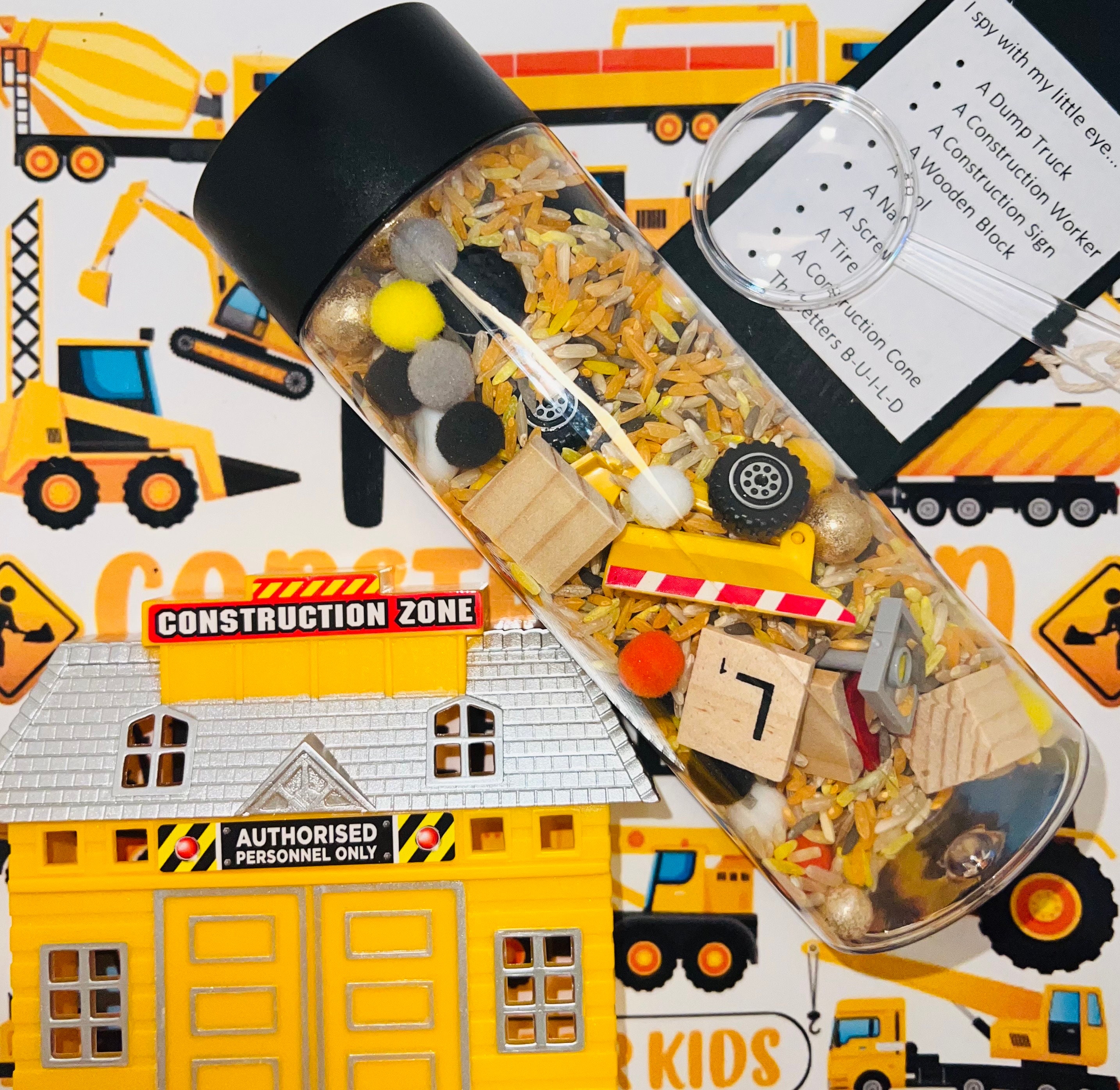 I Spy Jar Construction - Etsy