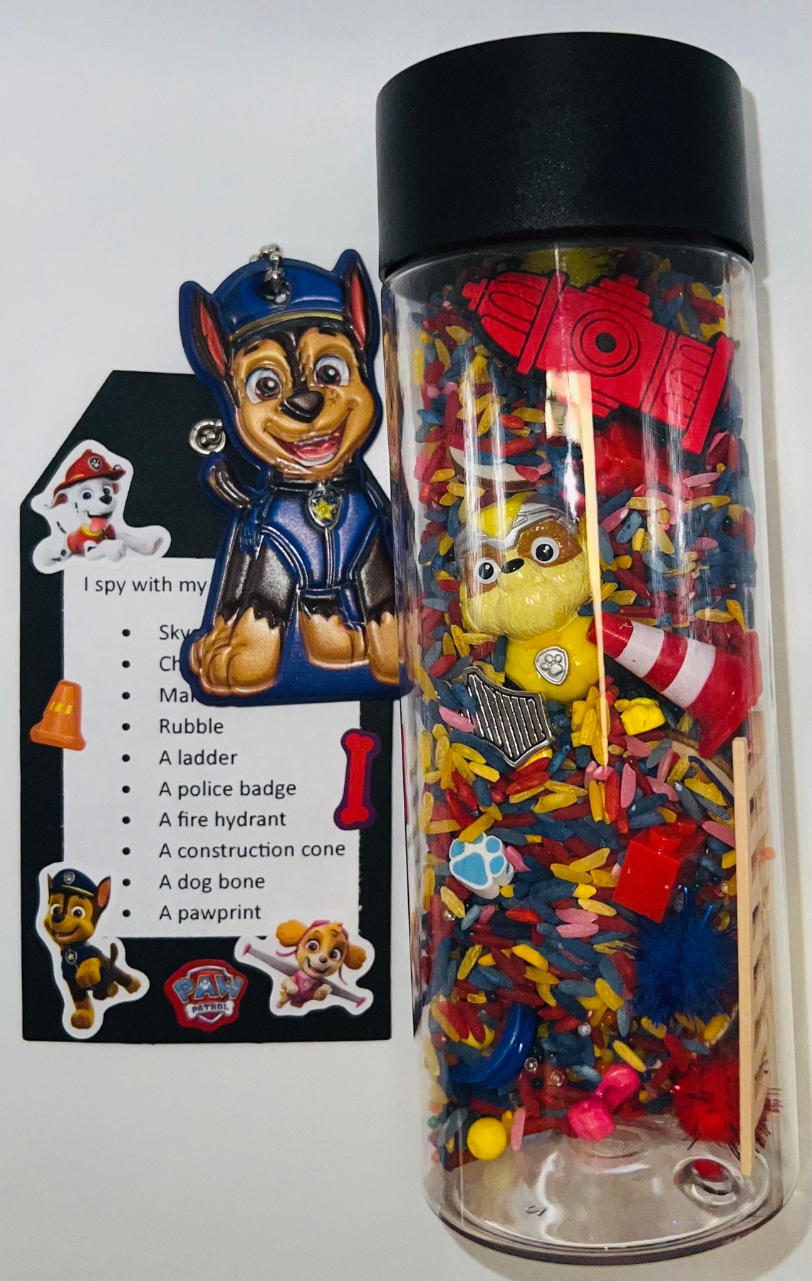 I Spy Jar Paw P - Etsy