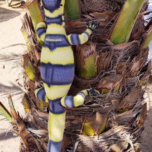 CROCHET PATTERN Monitor Lizard Real Size Dragon. - Etsy Australia