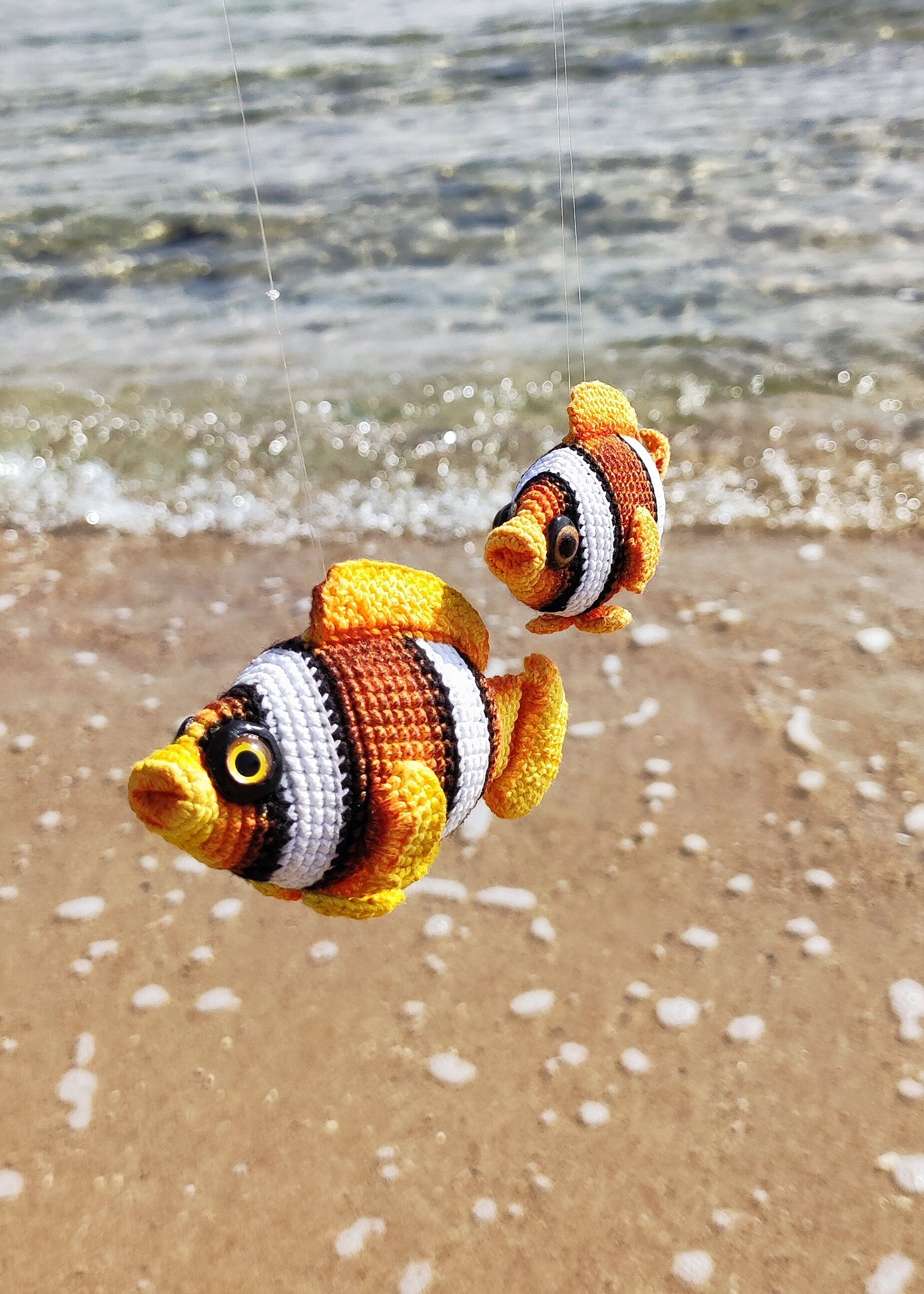 CROCHET PATTERN Clownfish Amigurumi Anemonefish. - Etsy