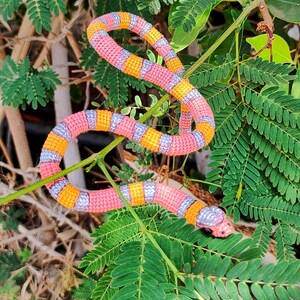 Crochet Striped Snake PATTERN. - Etsy