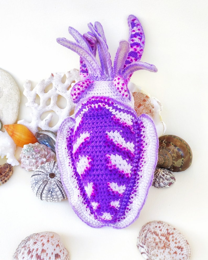 CROCHET PATTERN Amigurumi Cuttlefish. - Etsy