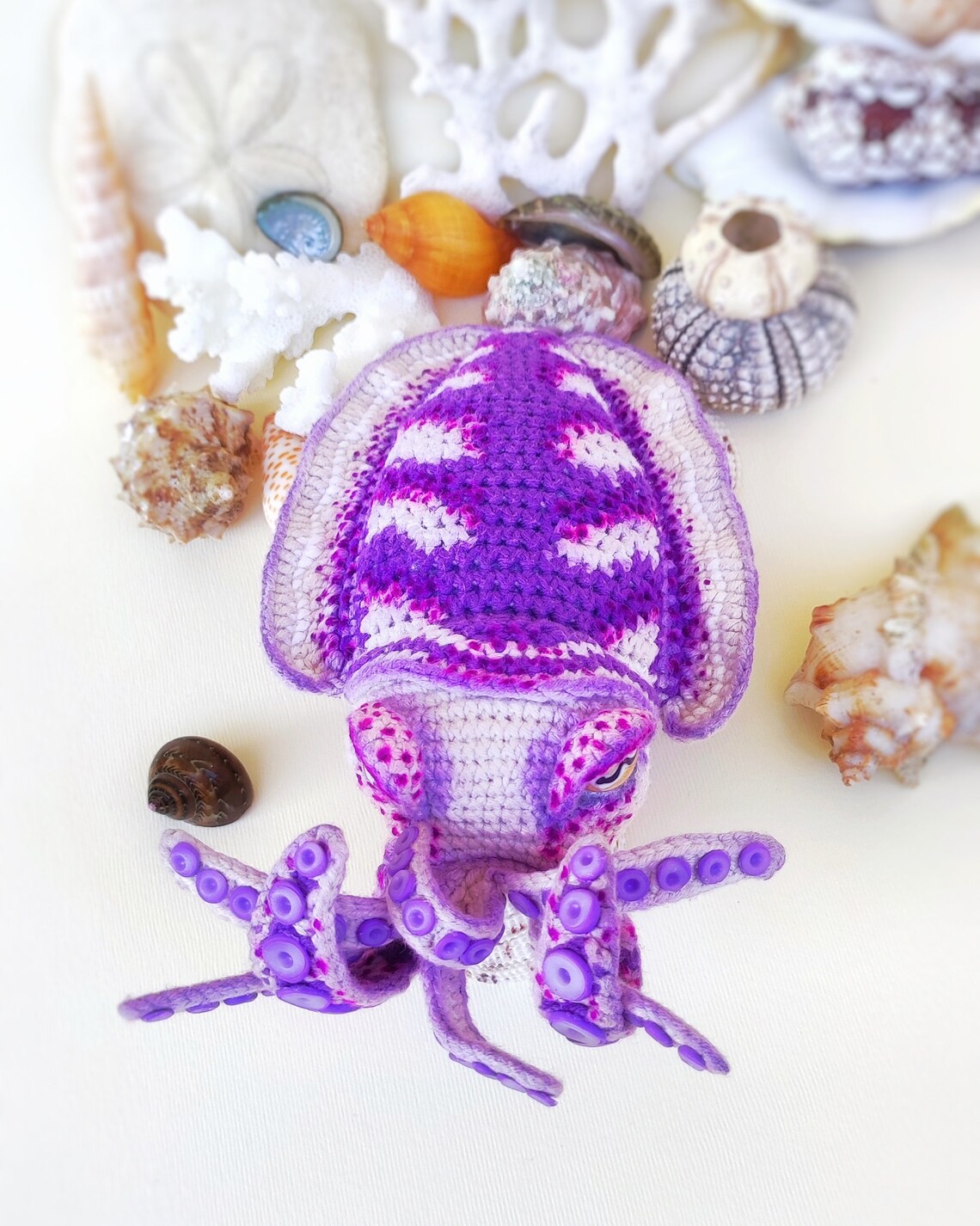 CROCHET PATTERN Amigurumi Cuttlefish. - Etsy
