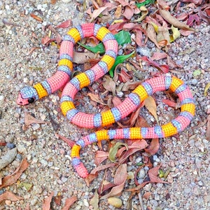 Crochet Striped Snake PATTERN. - Etsy