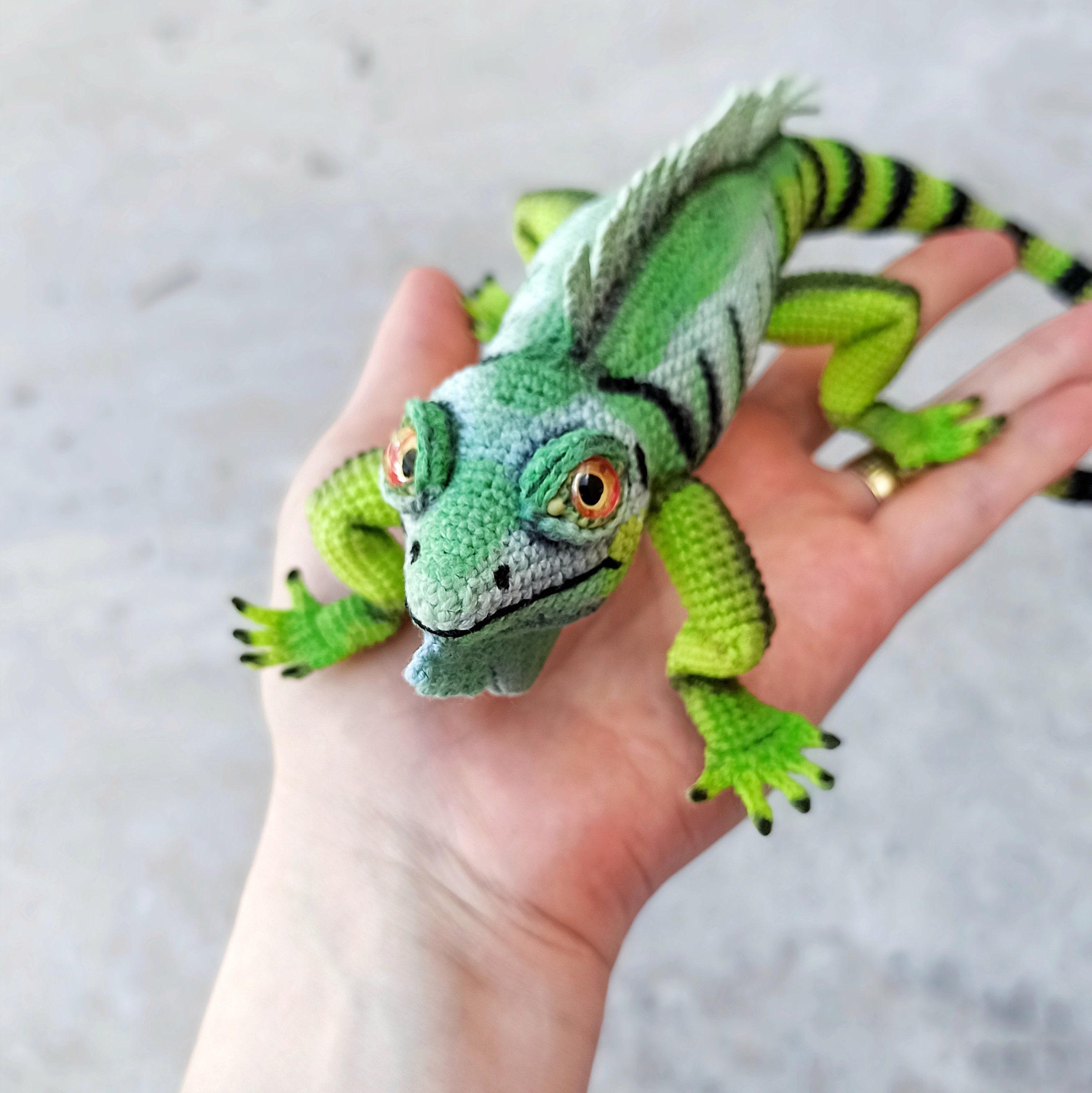 Crochet Iguana PATTERN Amigurumi Lizard Dragon Pattern - Etsy