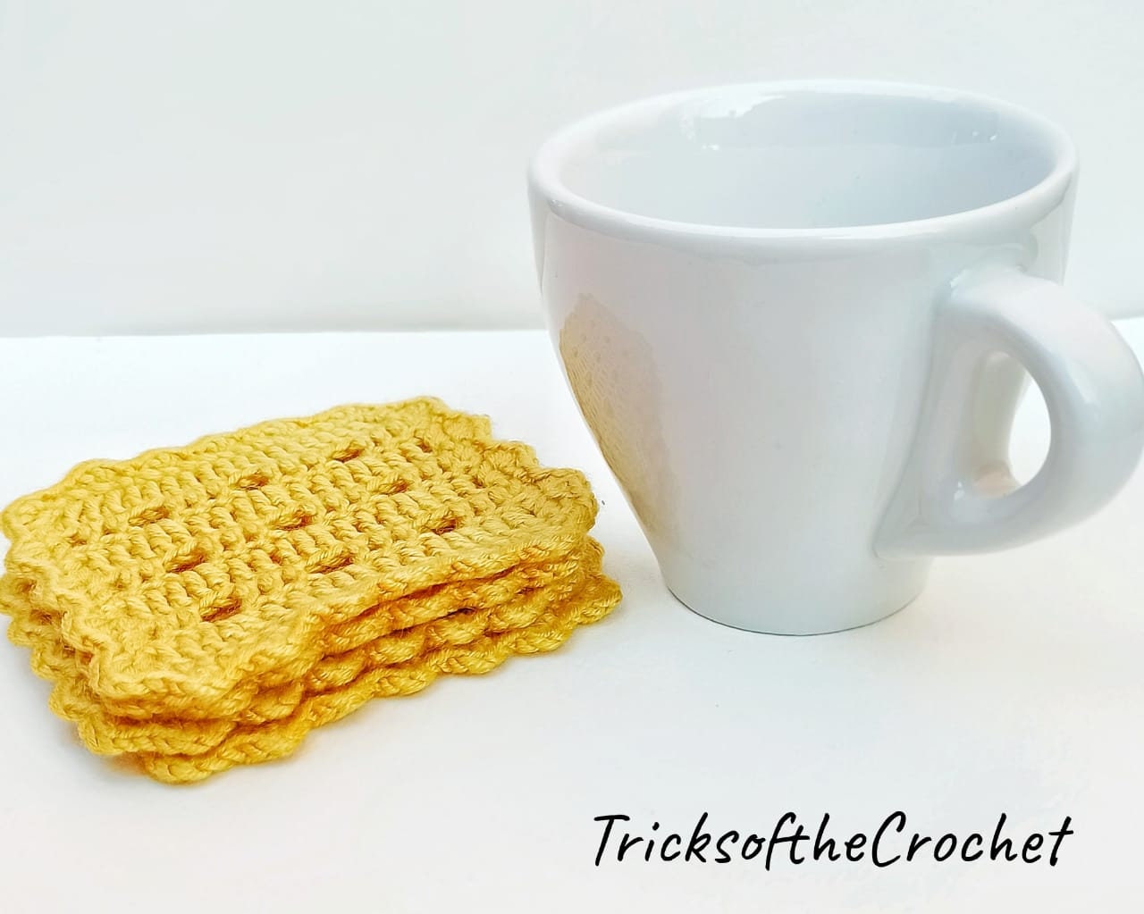 Crochet Cup Coaster Easy PATTERN Digital Download. | Etsy