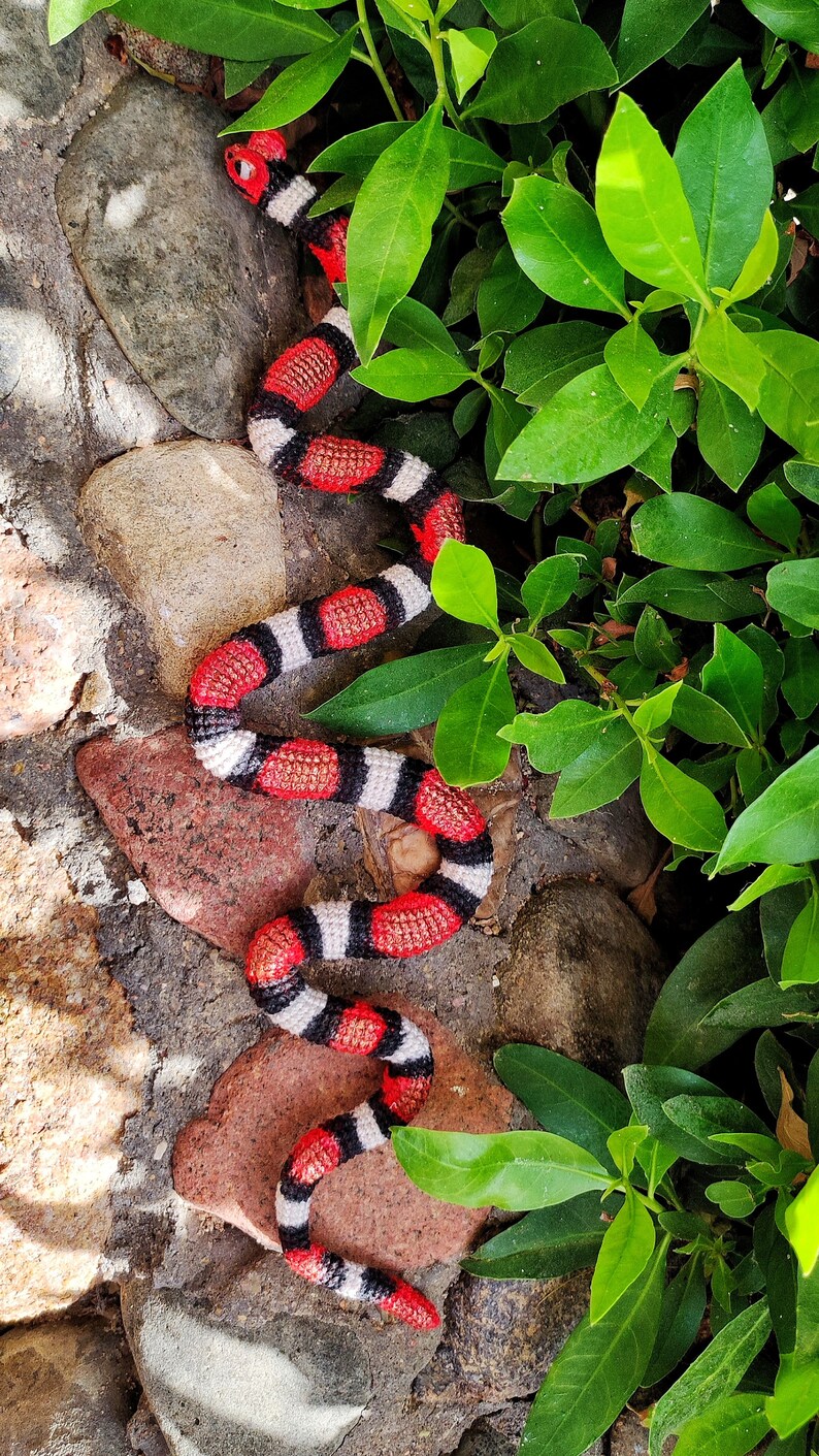 Crochet Striped Snake PATTERN. - Etsy