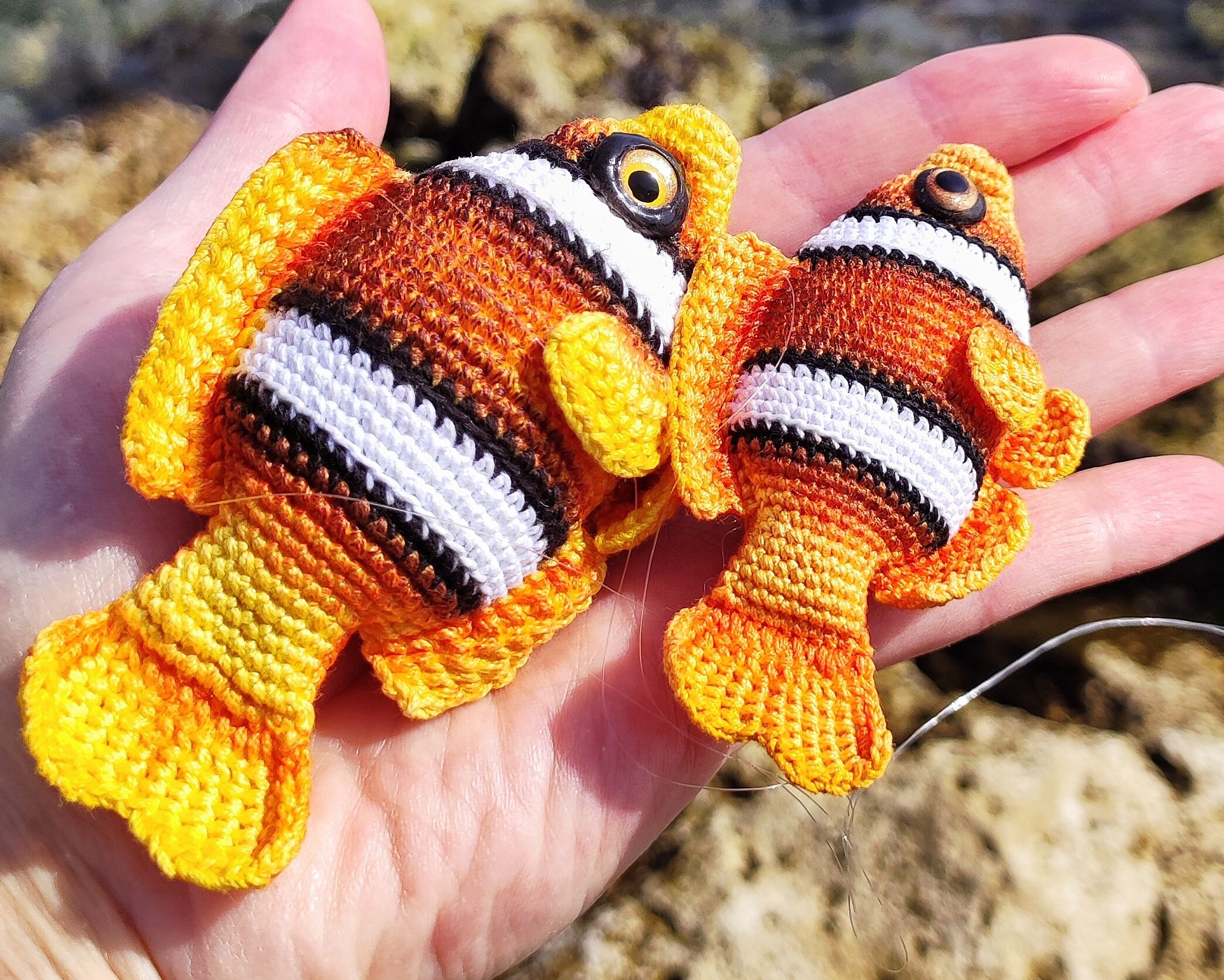 CROCHET PATTERN Clownfish Amigurumi Anemonefish. - Etsy