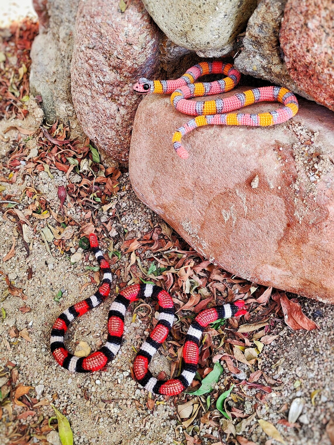 Crochet Striped Snake PATTERN. - Etsy