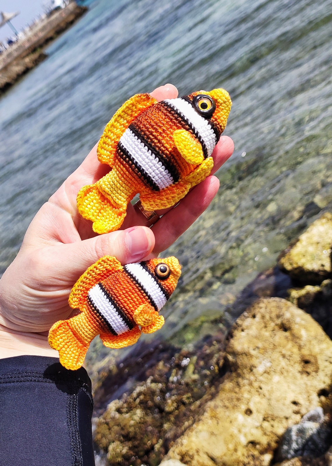 CROCHET PATTERN Clownfish Amigurumi Anemonefish. - Etsy