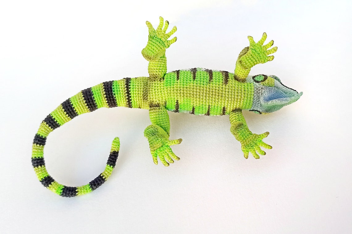 Crochet Iguana PATTERN Amigurumi Lizard Dragon Pattern - Etsy
