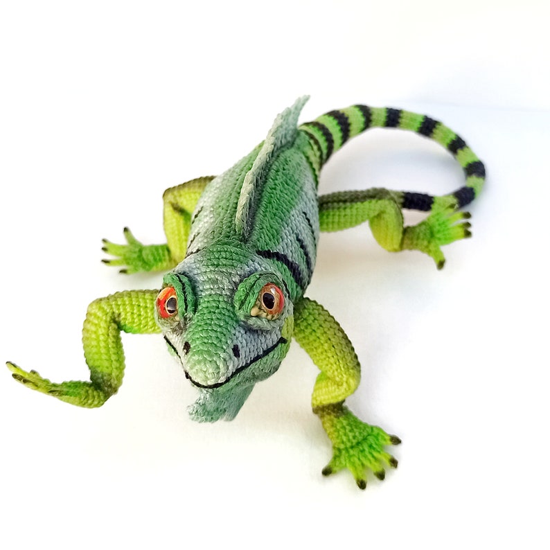 Crochet Iguana PATTERN Amigurumi Lizard Dragon Pattern - Etsy