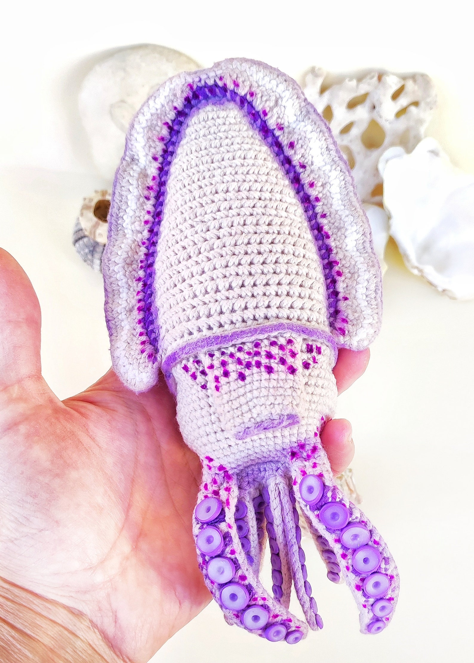 CROCHET PATTERN Amigurumi Cuttlefish. - Etsy