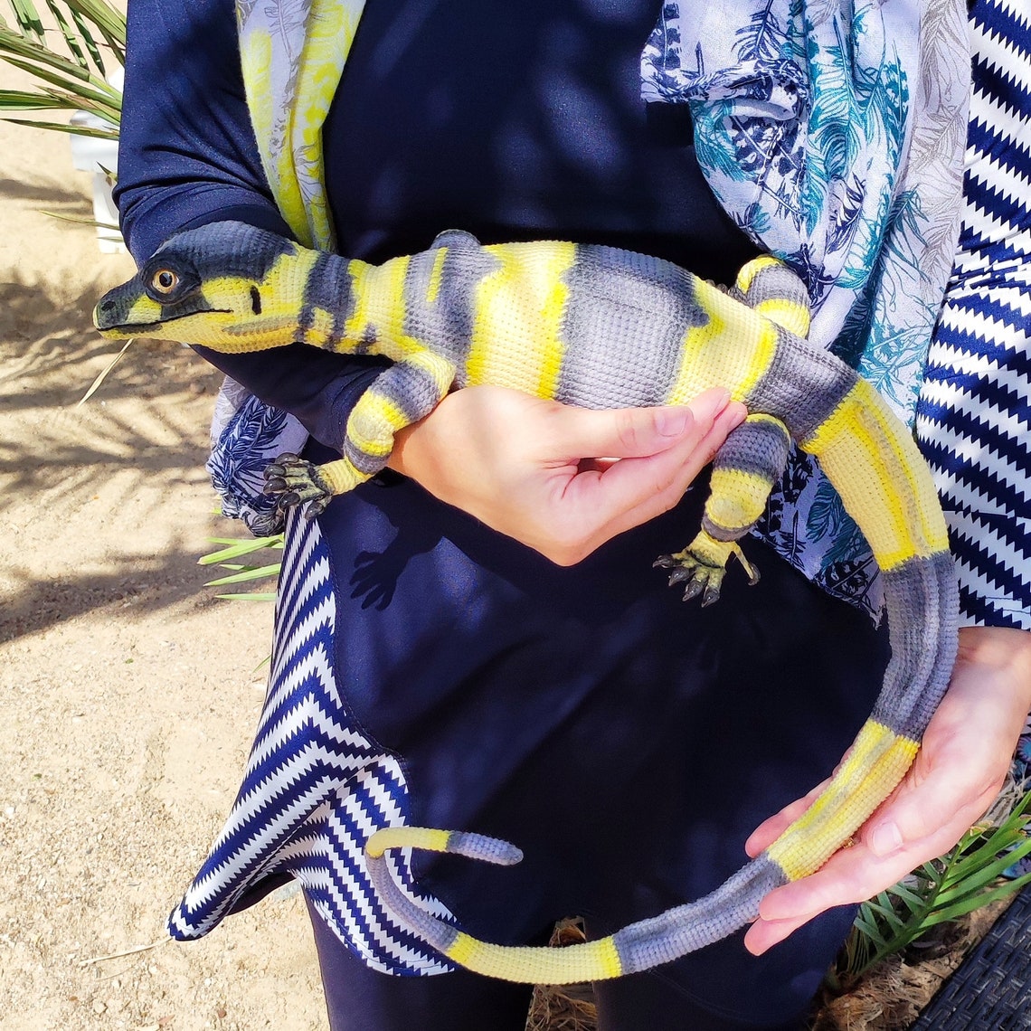 CROCHET PATTERN Monitor Lizard Real Size Dragon. - Etsy Australia