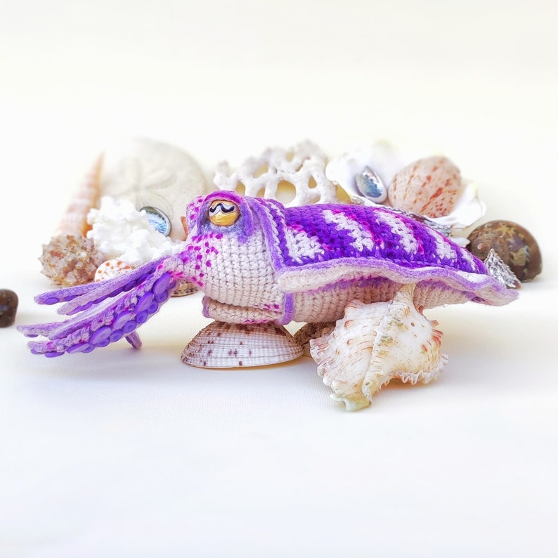 CROCHET PATTERN Amigurumi Cuttlefish. - Etsy