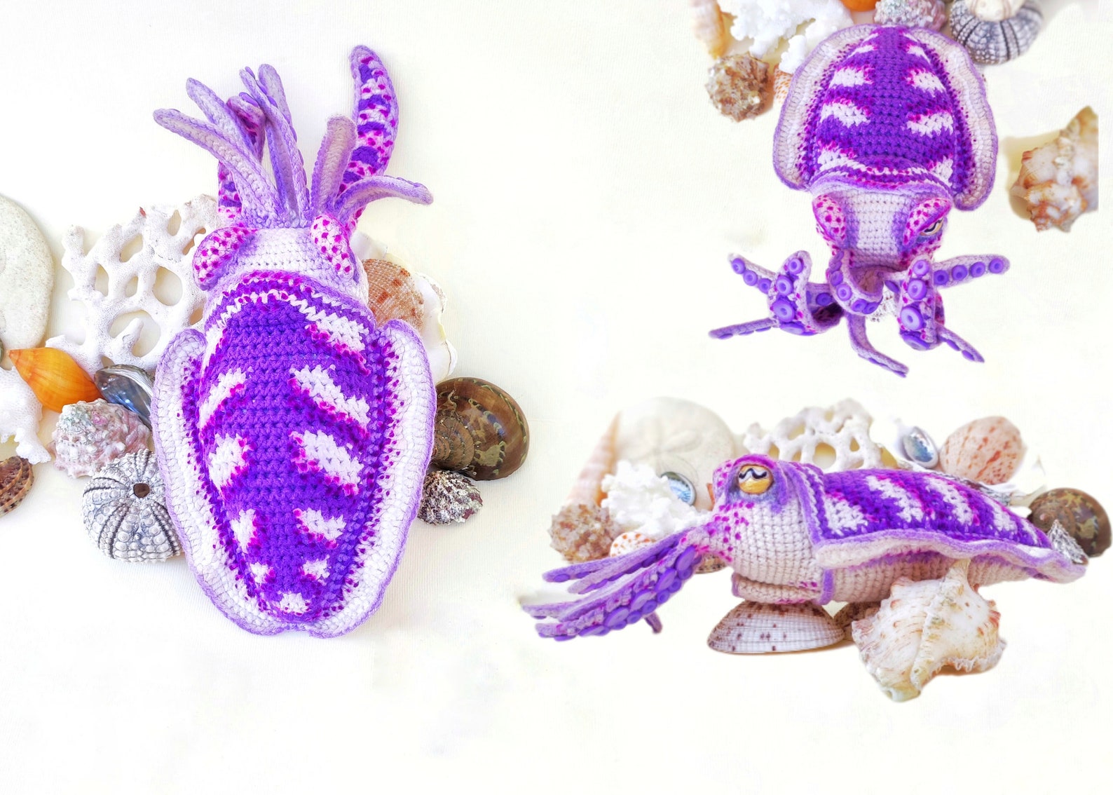 CROCHET PATTERN Amigurumi Cuttlefish. - Etsy