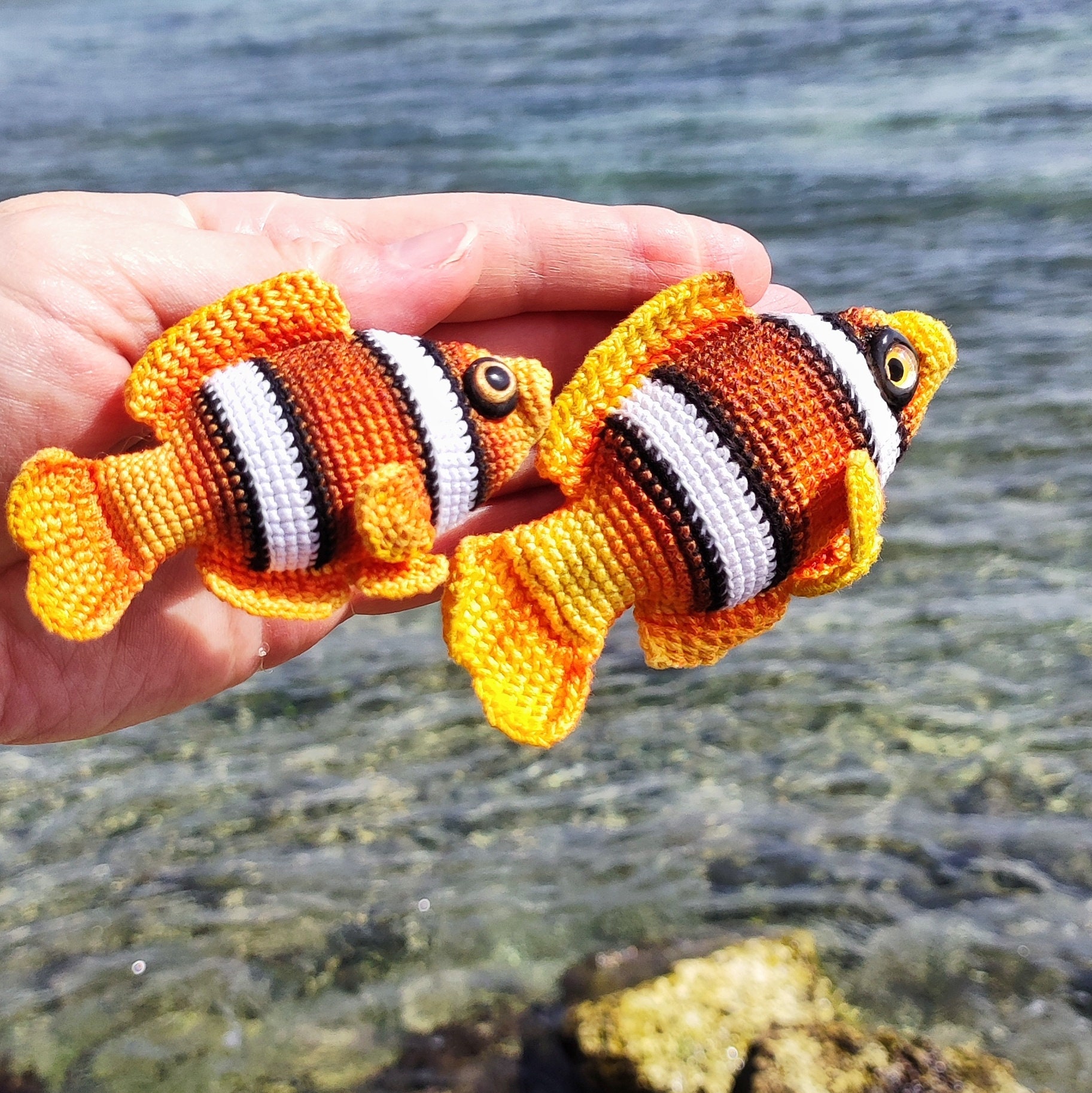 CROCHET PATTERN Clownfish Amigurumi Anemonefish. - Etsy
