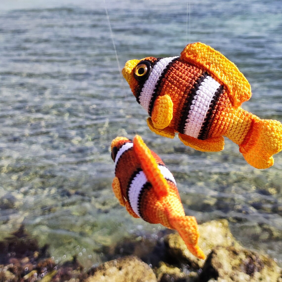 CROCHET PATTERN Clownfish Amigurumi Anemonefish. - Etsy