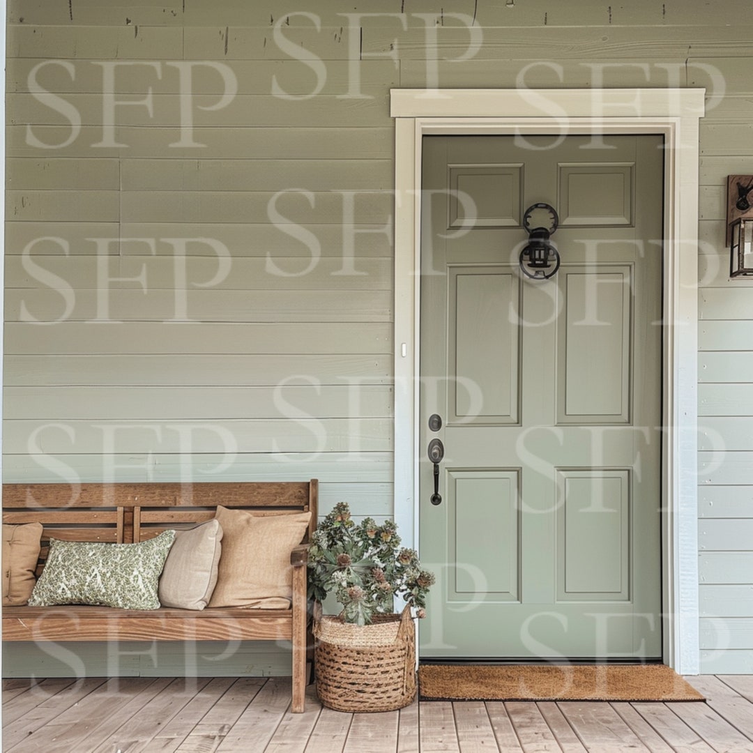 Rustic Farmhouse Exterior Door Art Mockup 279 - Etsy