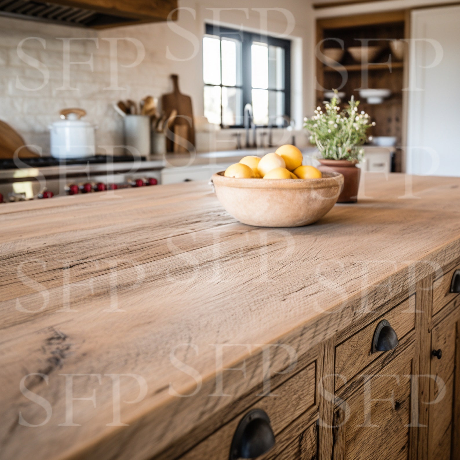Rustic Farmhouse Kitchen Counter Mockup 224 - Etsy