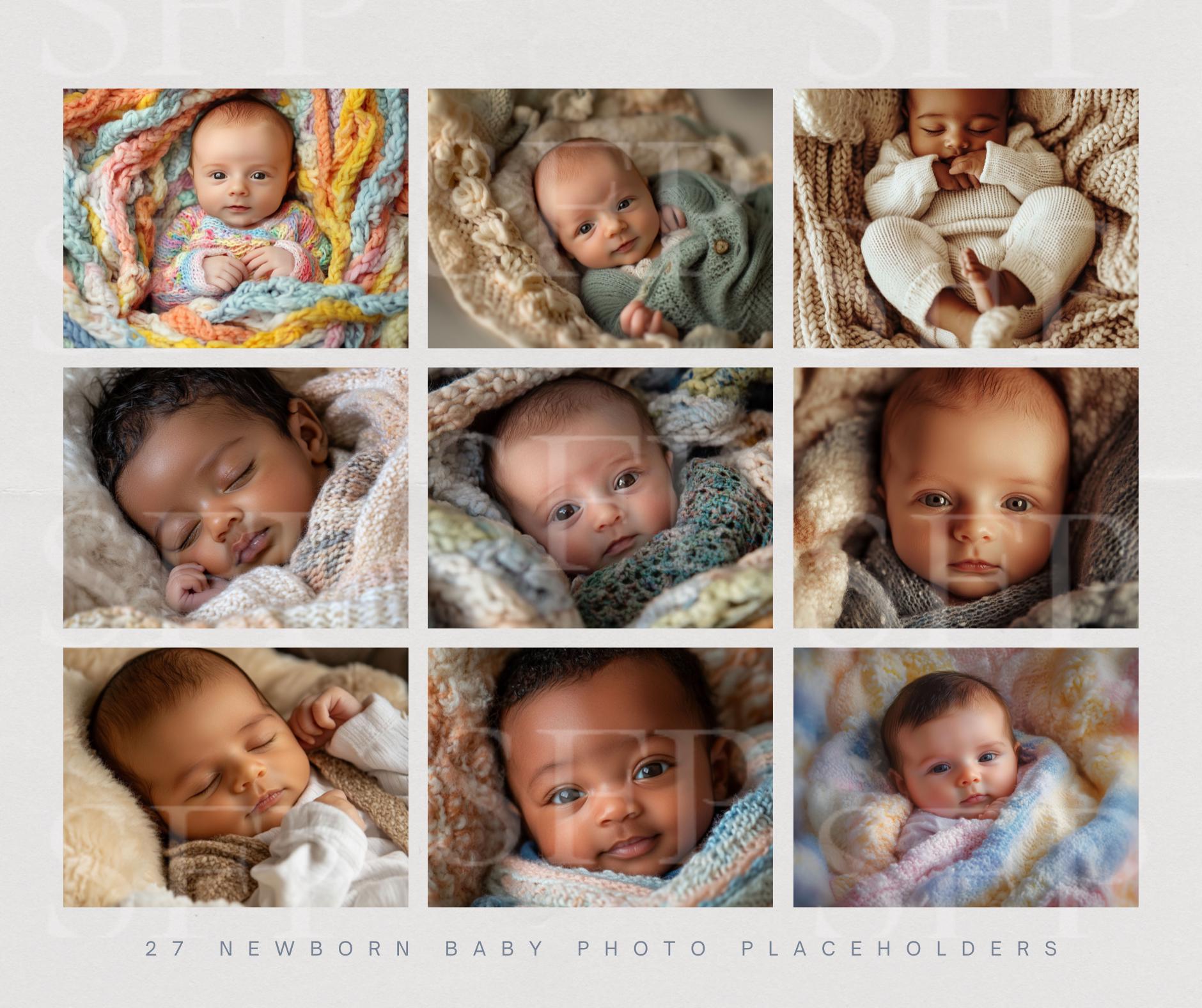 License Free Photo Image Placeholders - Newborn Baby Package 1 - Etsy