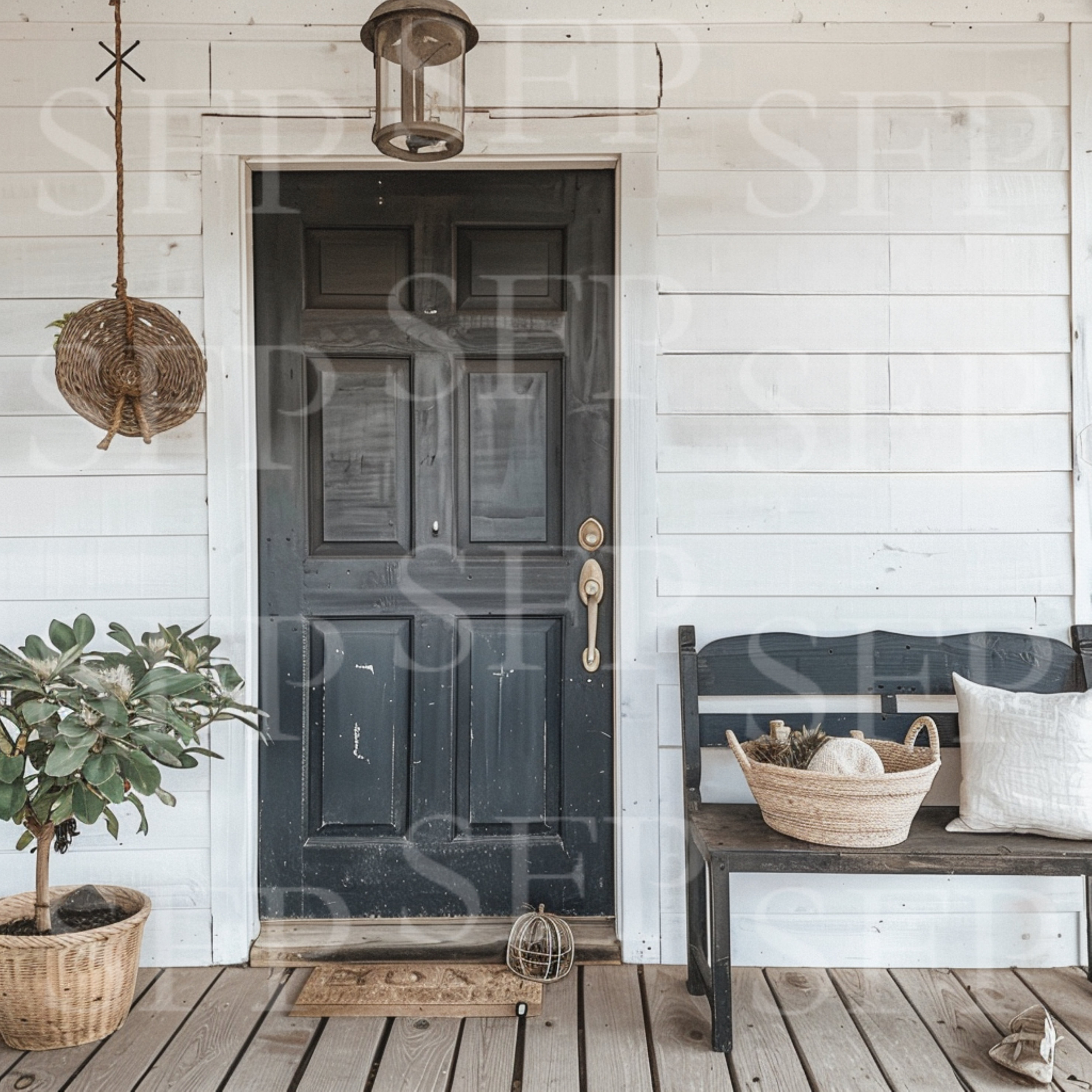 Rustic Farmhouse Exterior Door Art Mockup 272 - Etsy