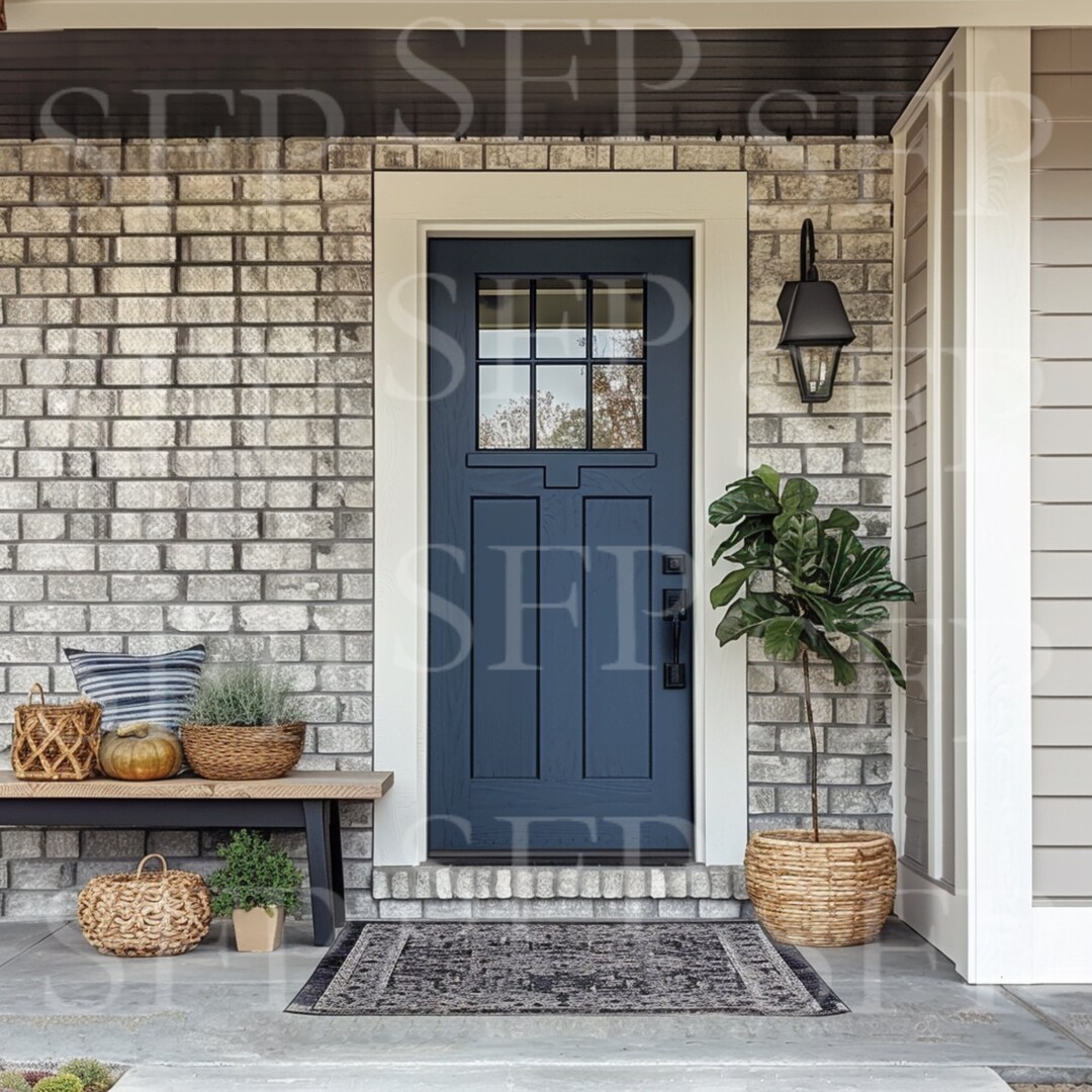 Rustic Farmhouse Exterior Door Art Mockup 420 - Etsy