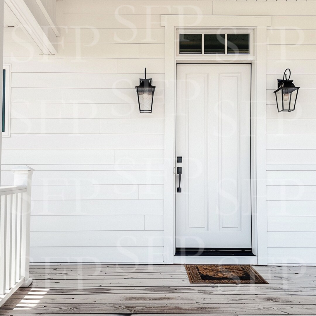 Rustic Farmhouse Exterior Door Art Mockup 239 - Etsy